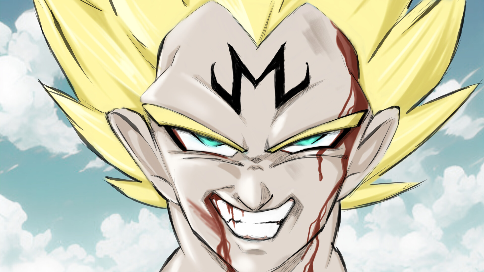 ArtStation - Majin Vegeta - FanArt