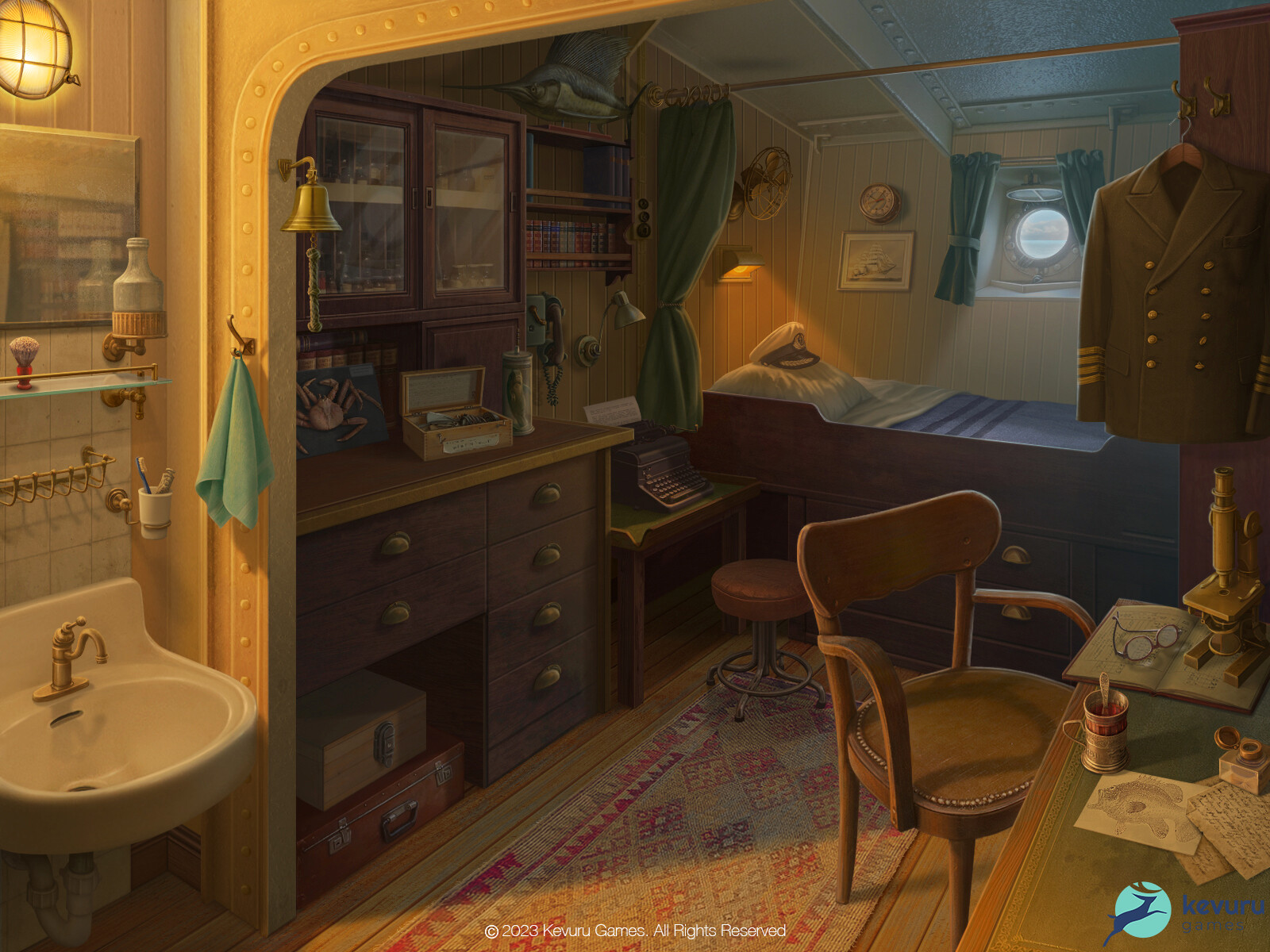 ArtStation - Ship Cabine