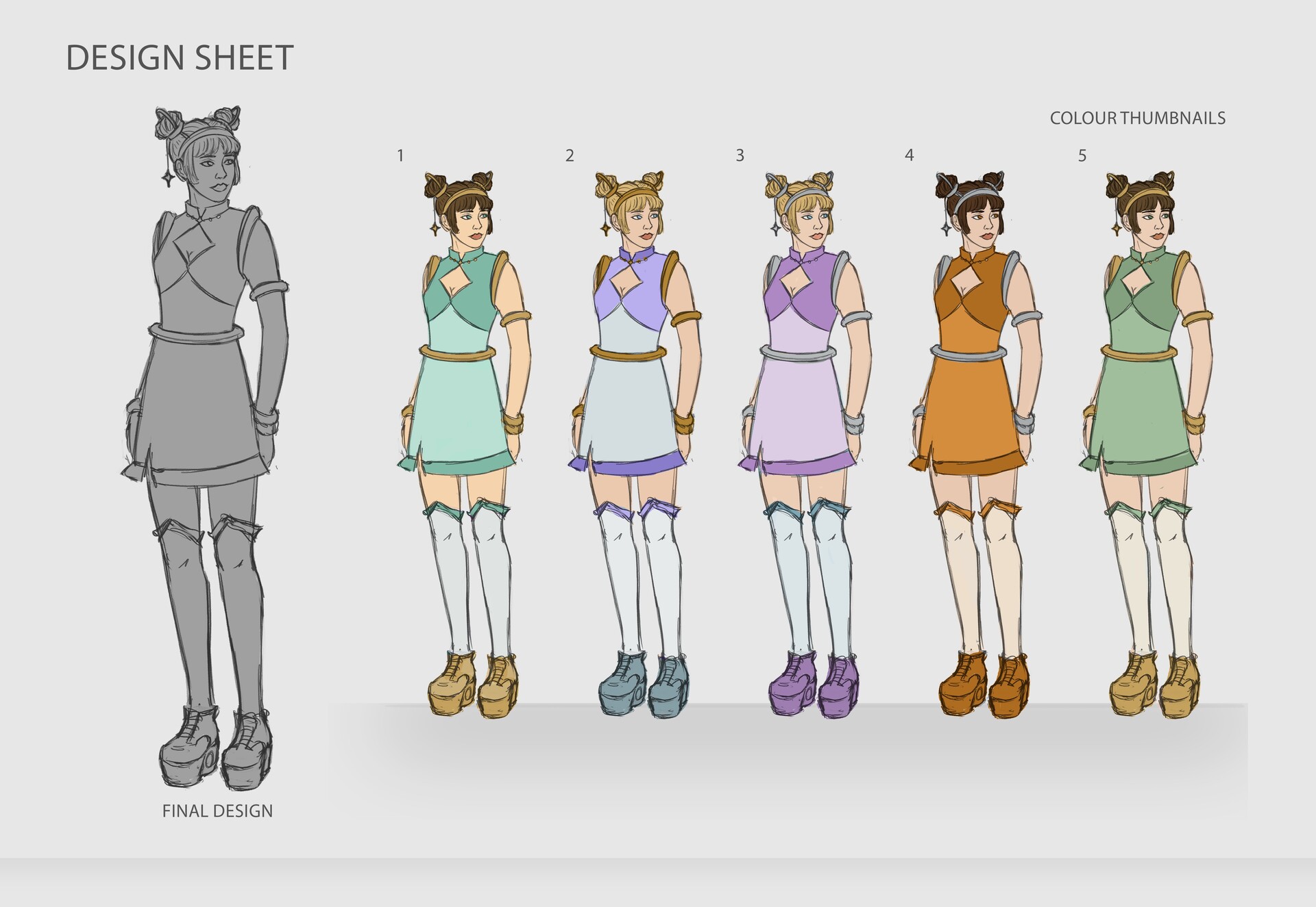 ArtStation - Esther Character Design