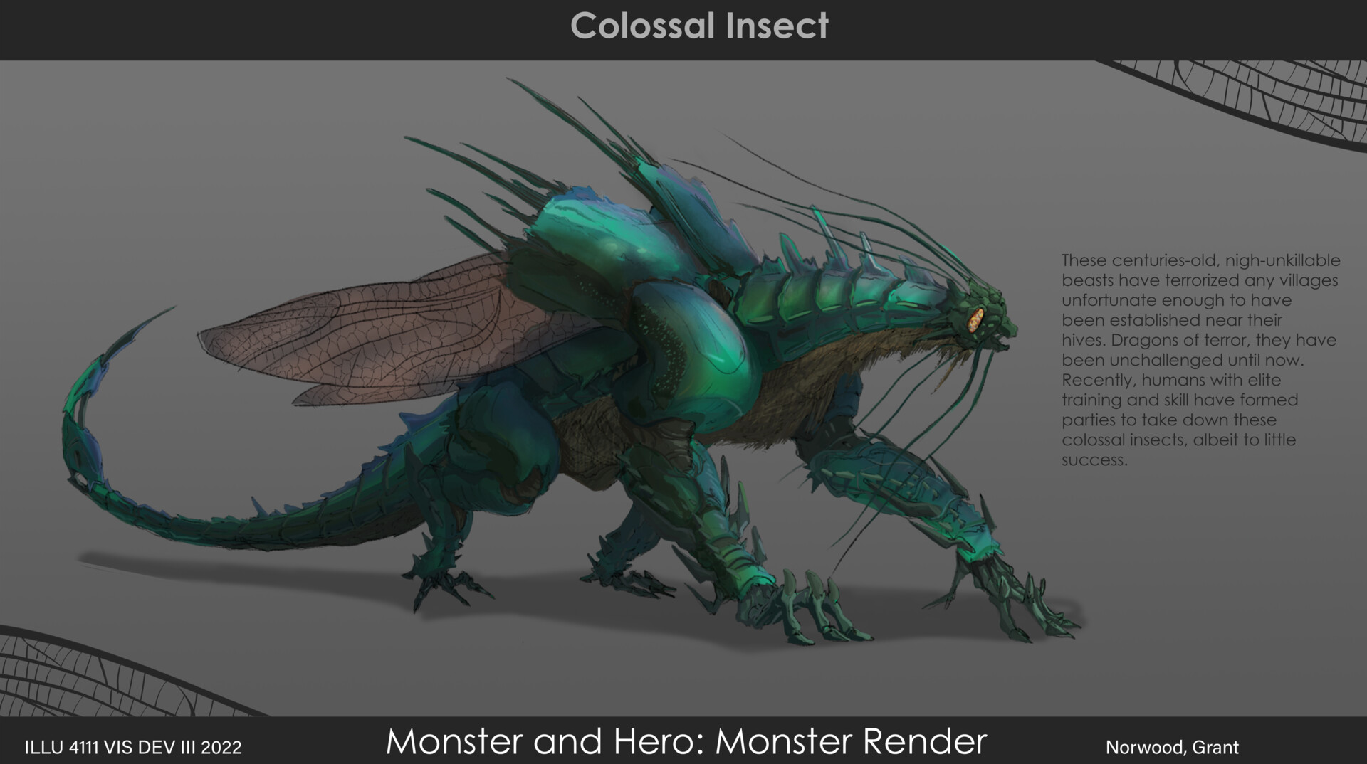 ArtStation - Monster - Colossal Insect