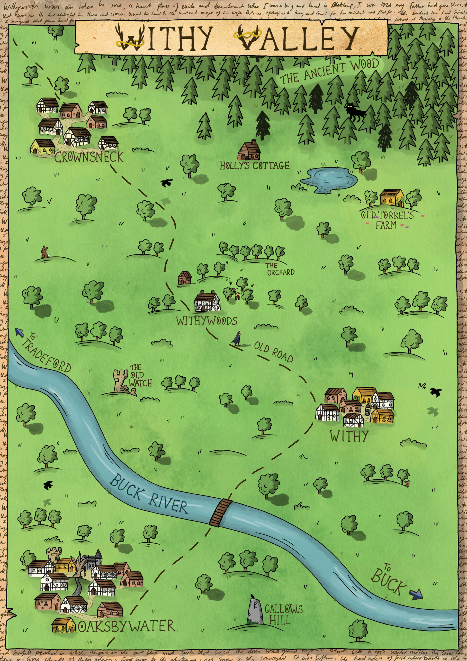 ArtStation - Withy Valley Map