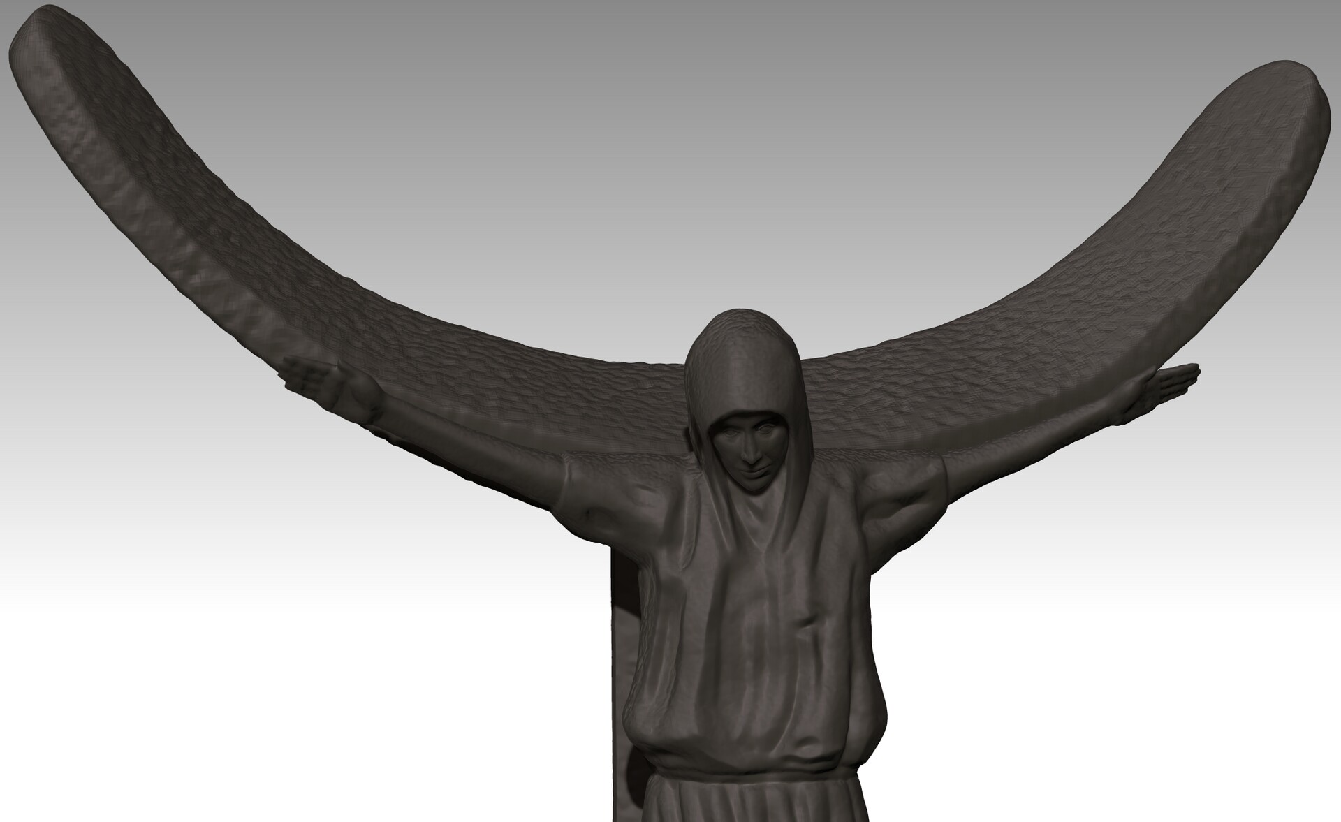 ArtStation - Effigy of the martyr statue.