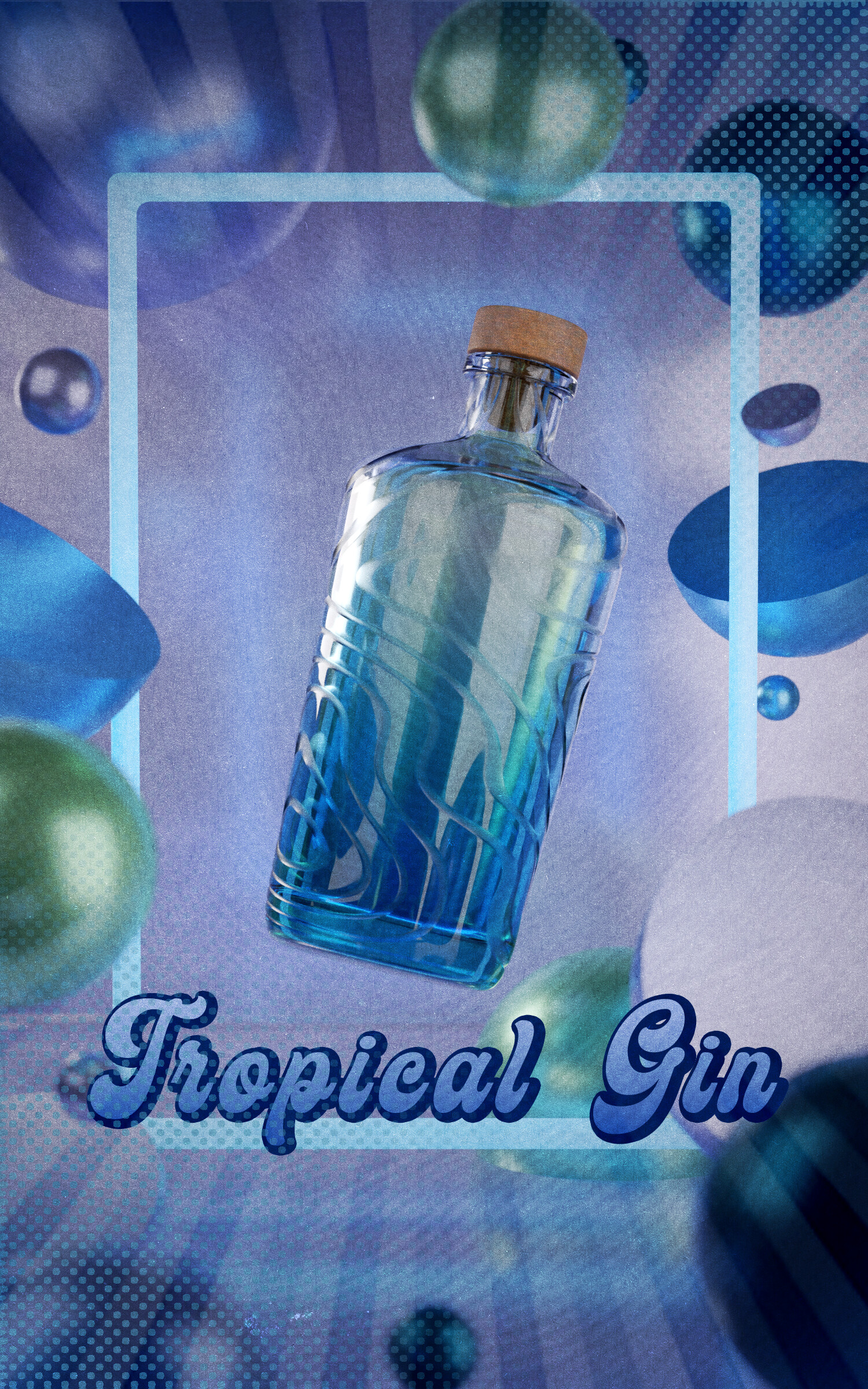 ArtStation - Tropical Gin Advertisement