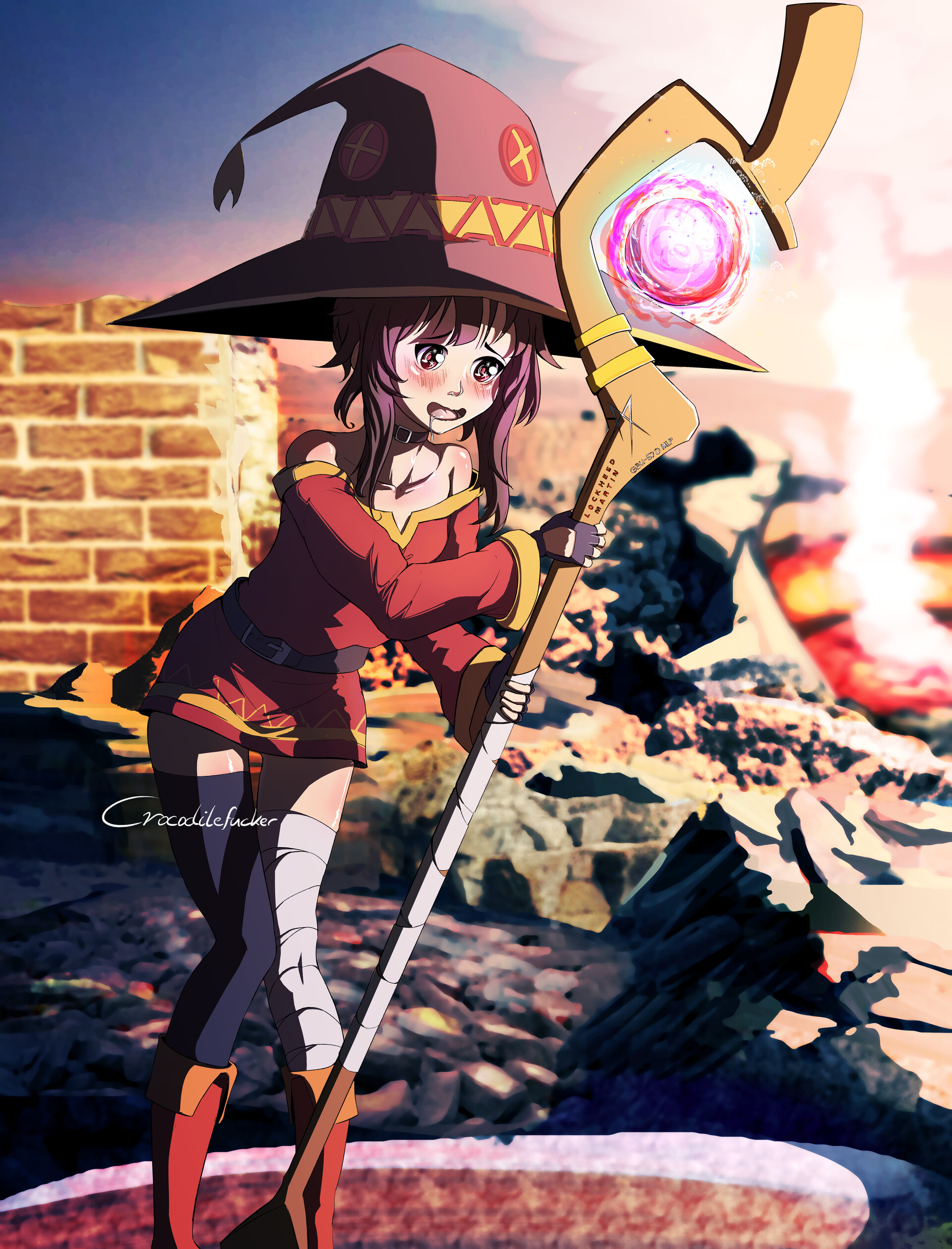 ArtStation - Megumin military industrial complex