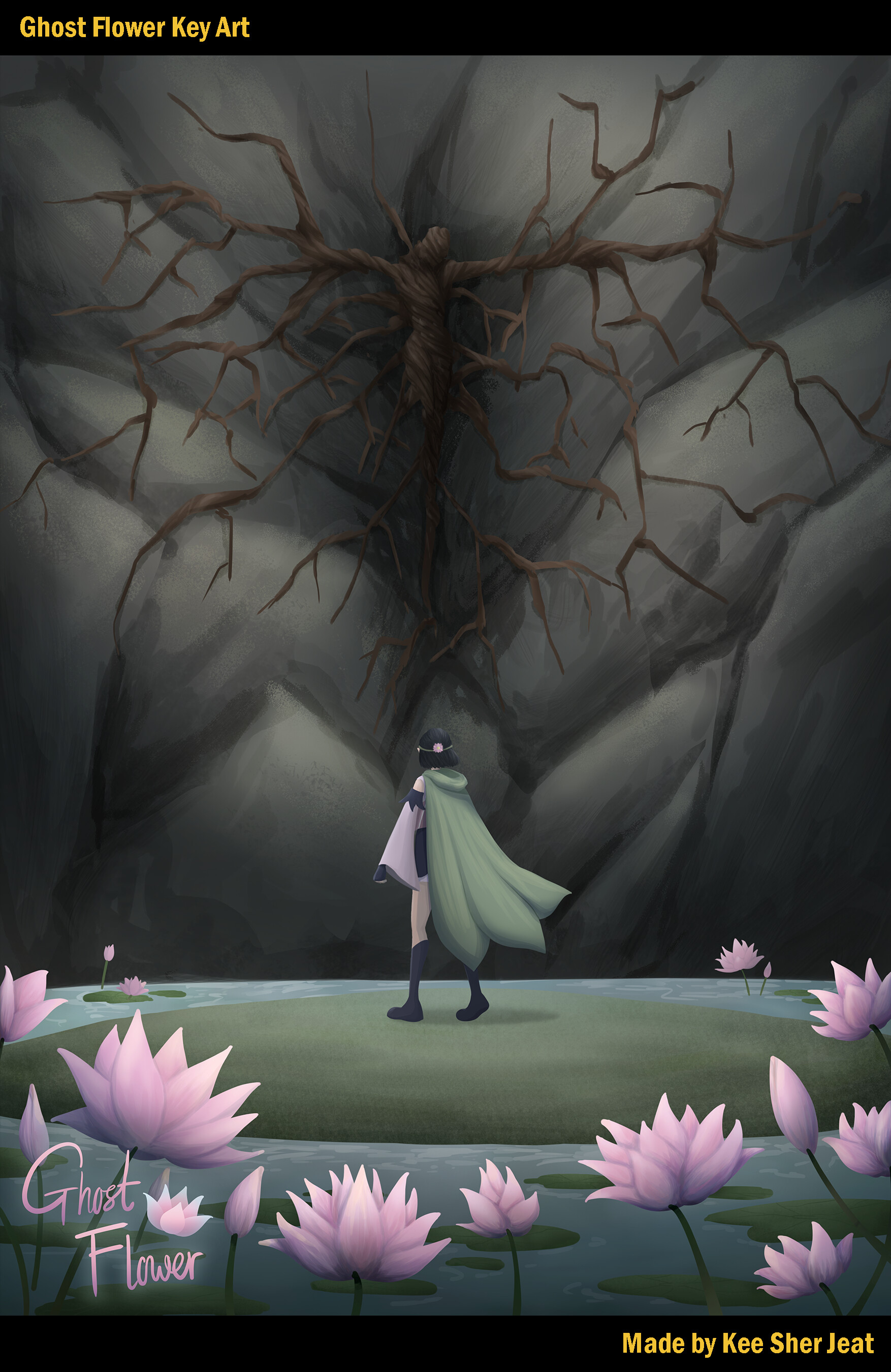 ArtStation - Ghost Flower Key Art