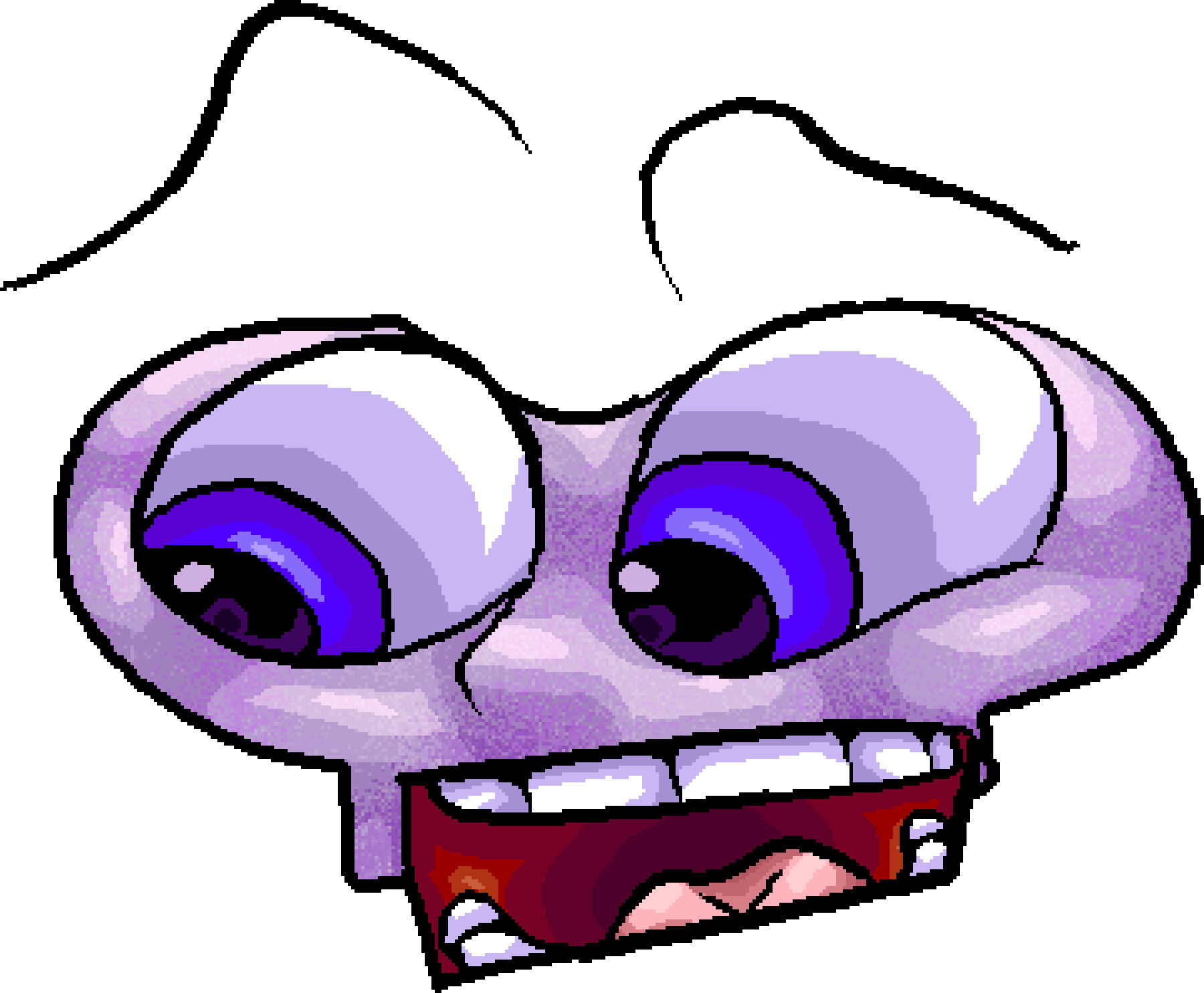 ArtStation - purple head screaming