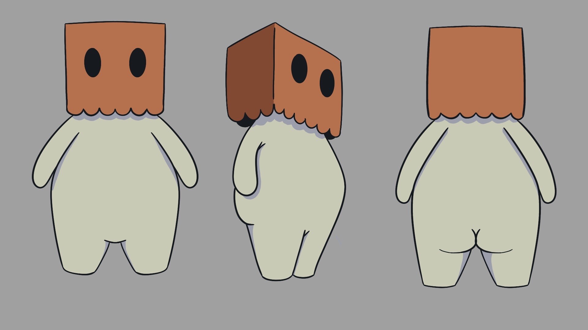 ArtStation - Character concept art: “Paper Boy”
