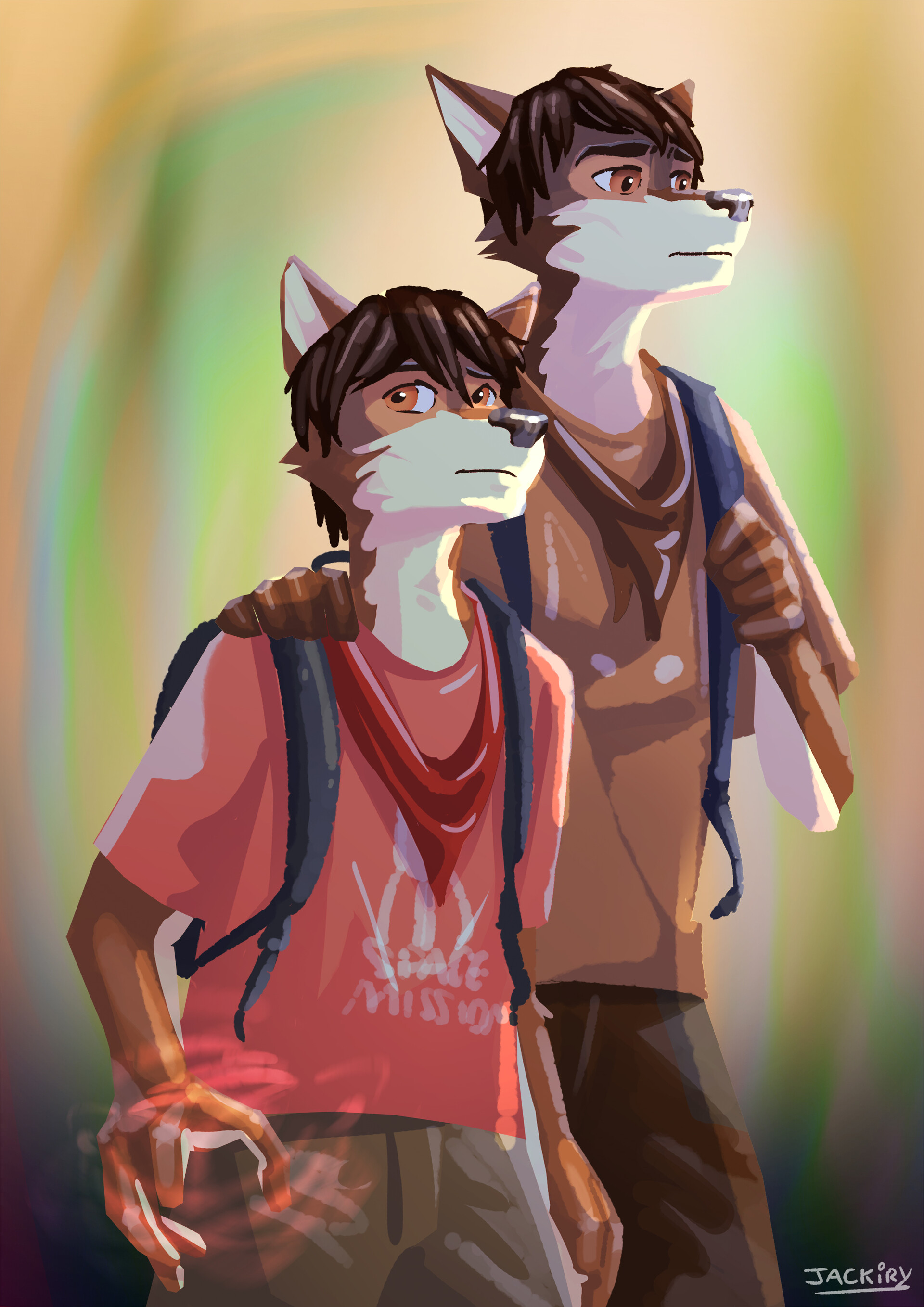 ArtStation - wolf brothers 🐺