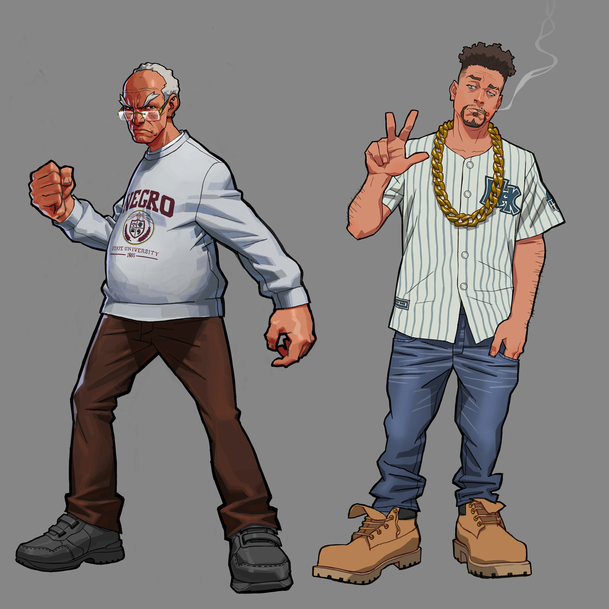 Seung Eun Kim - The Boondocks Reboot arts