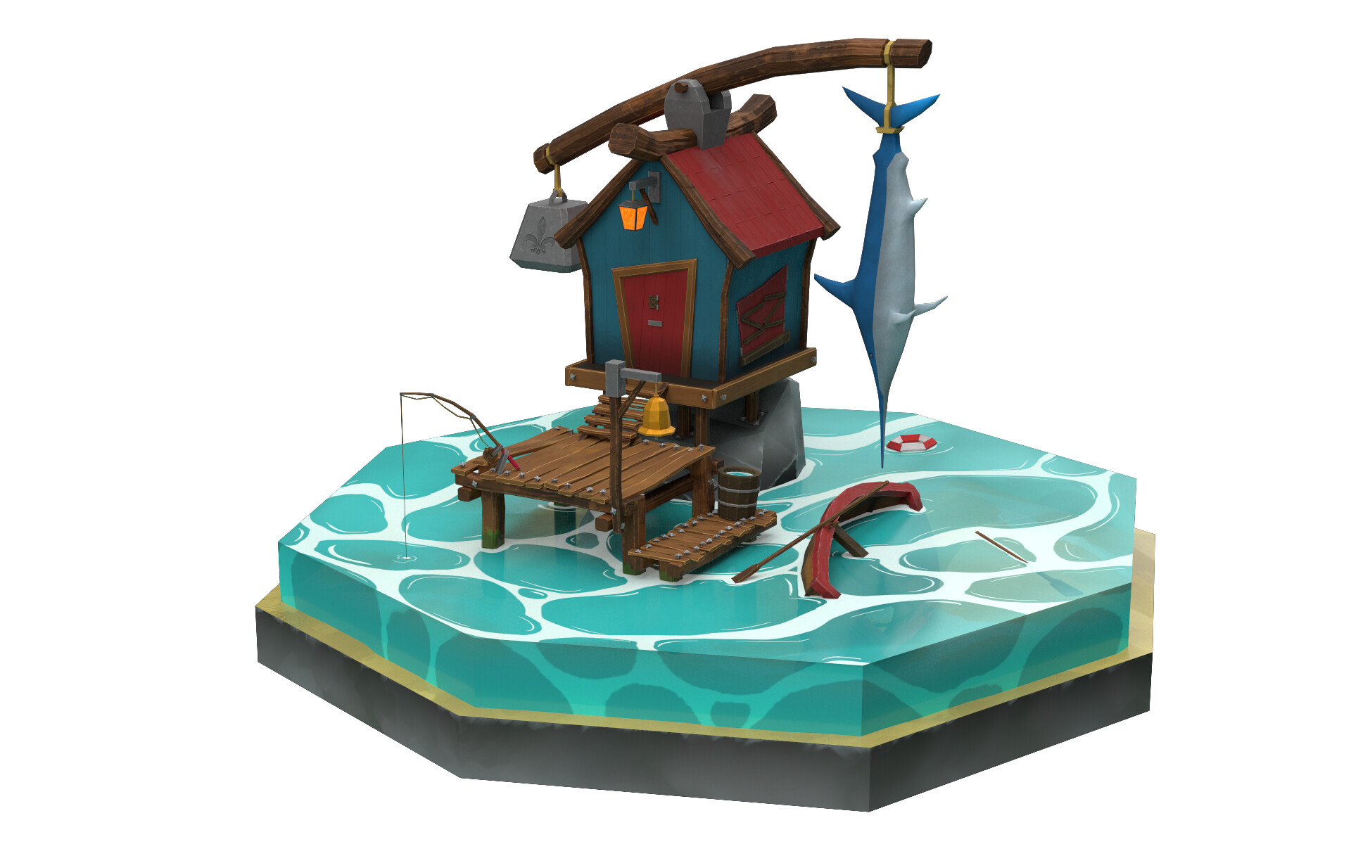 ArtStation - Dock Diorama