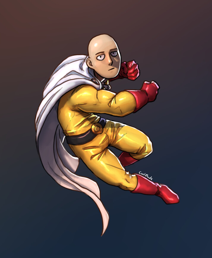 ArtStation - Saitama one punch guy