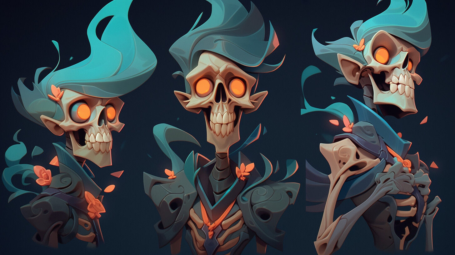 Tika Art - +350 Undead Female Head Reference(4k)