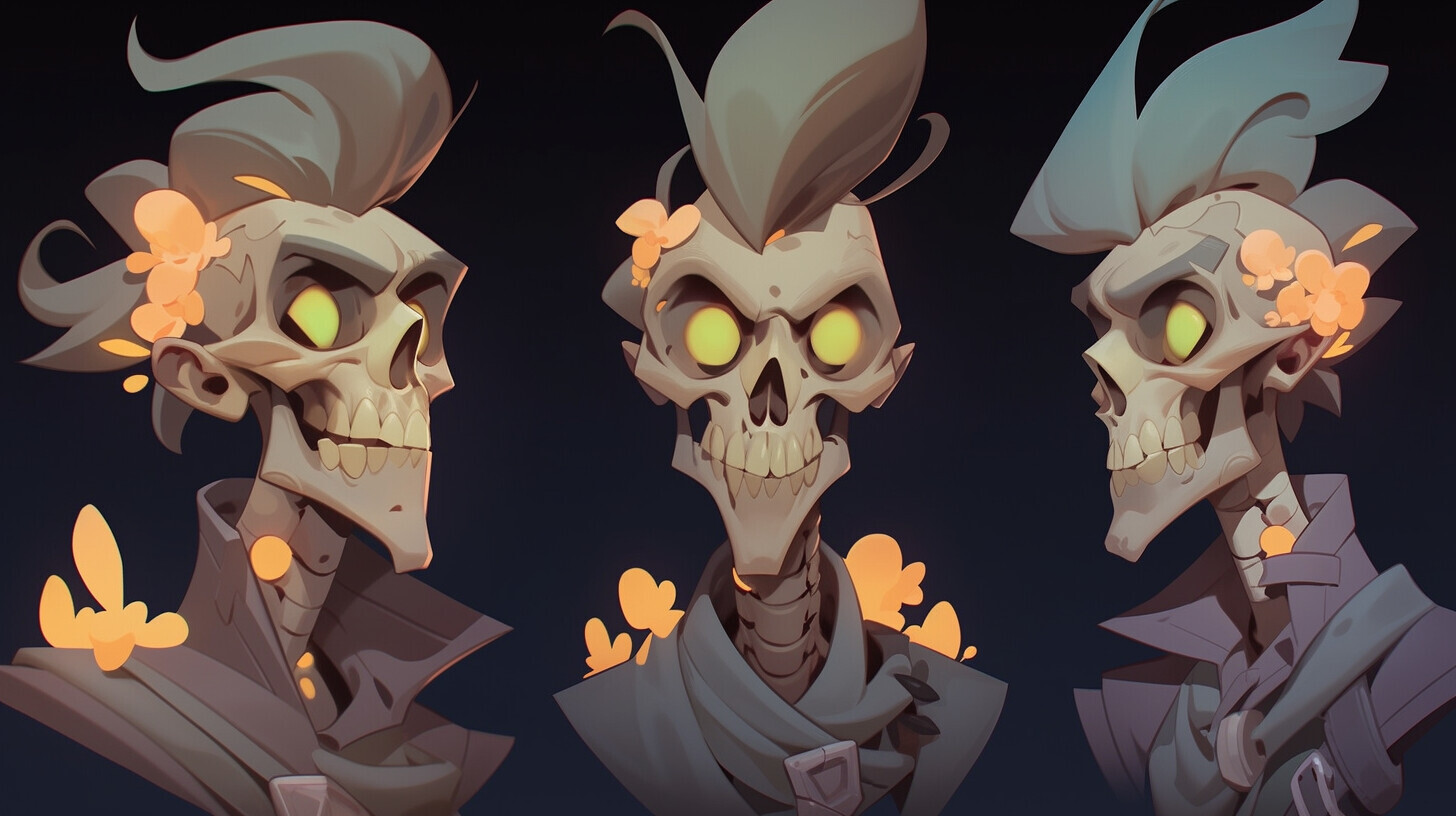 Tika Art - +350 Undead Female Head Reference(4k)