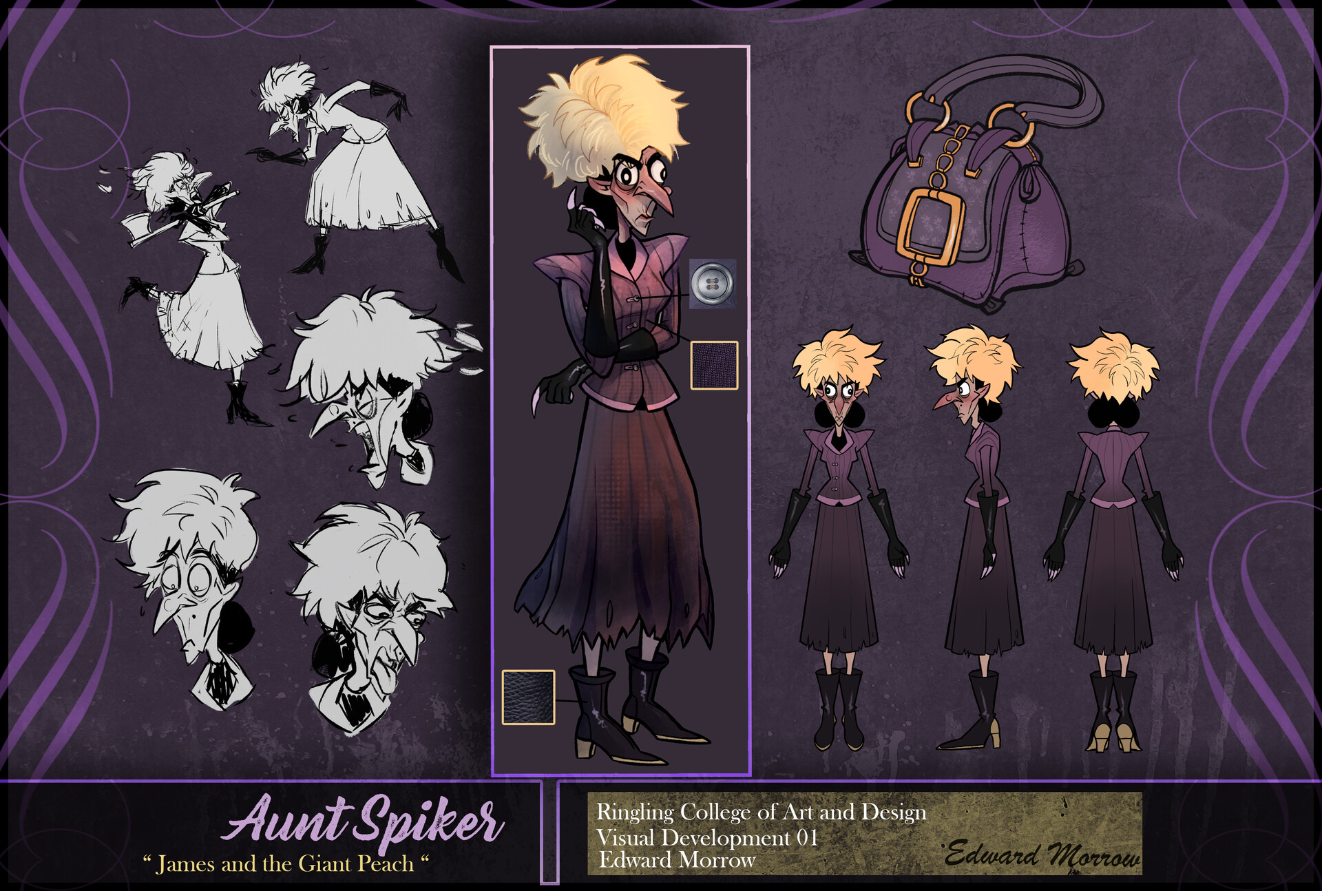 ArtStation - Aunt Spiker - Character Design
