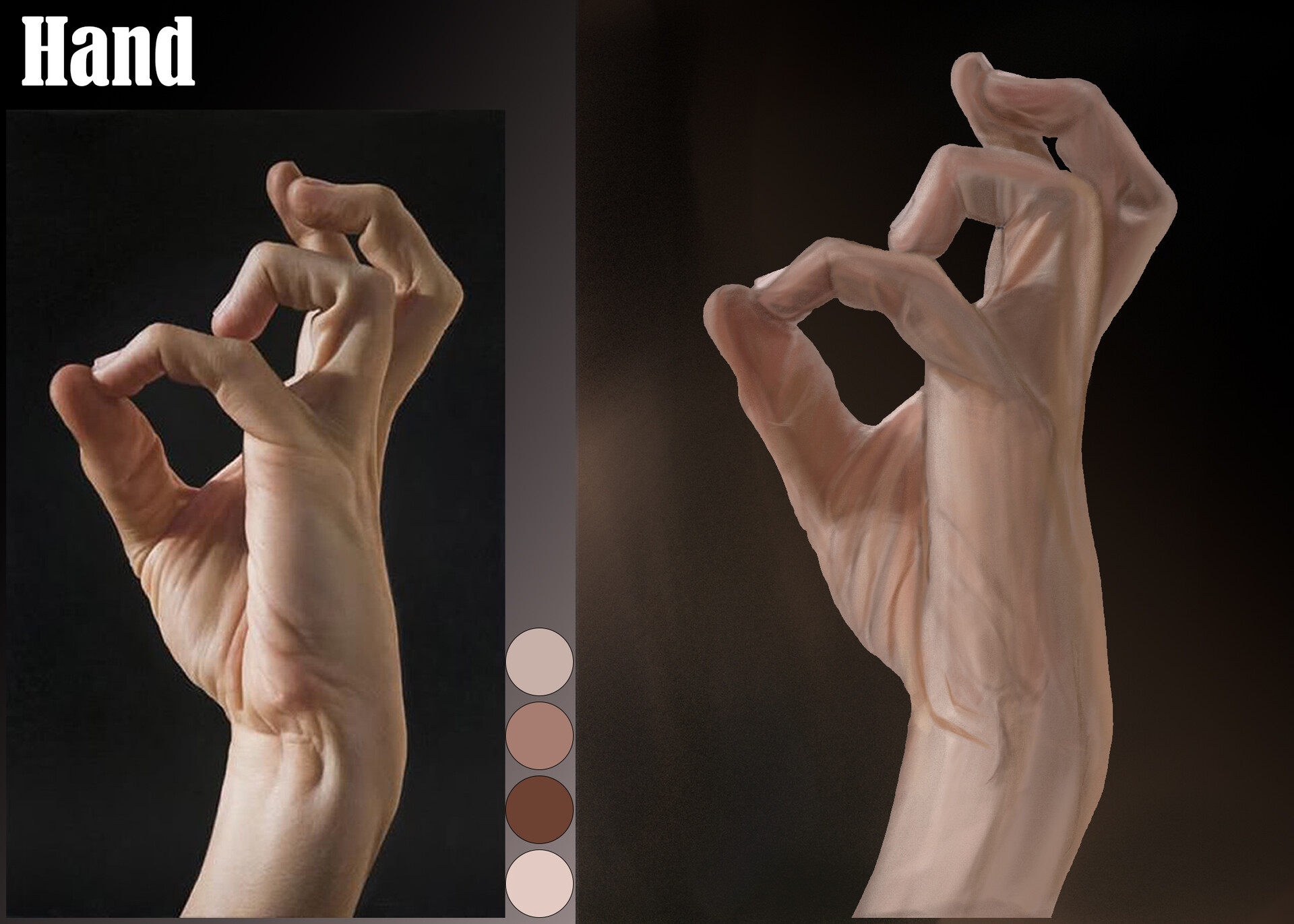 ArtStation - Hand Studies