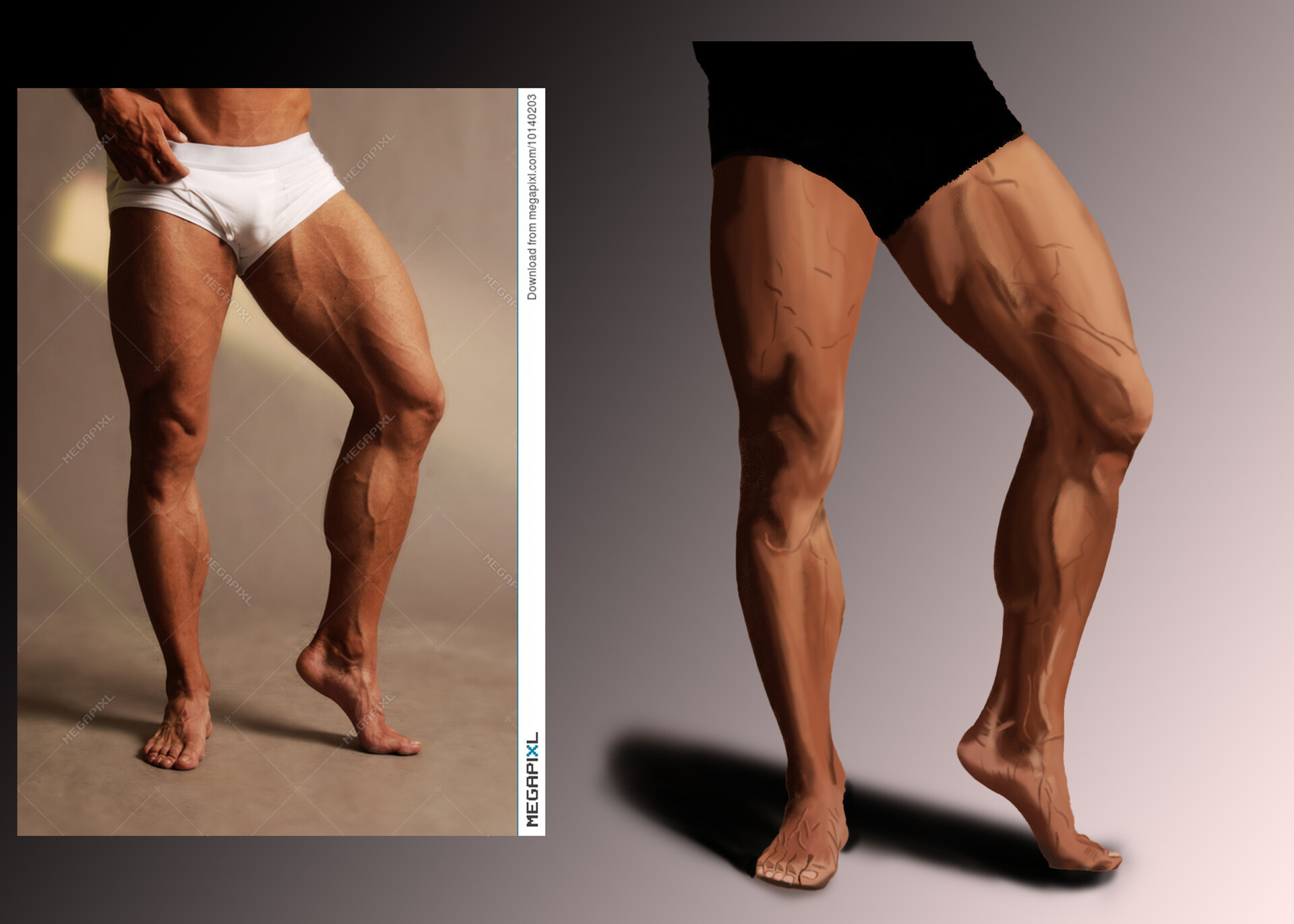 ArtStation - Legs and Feet Studies