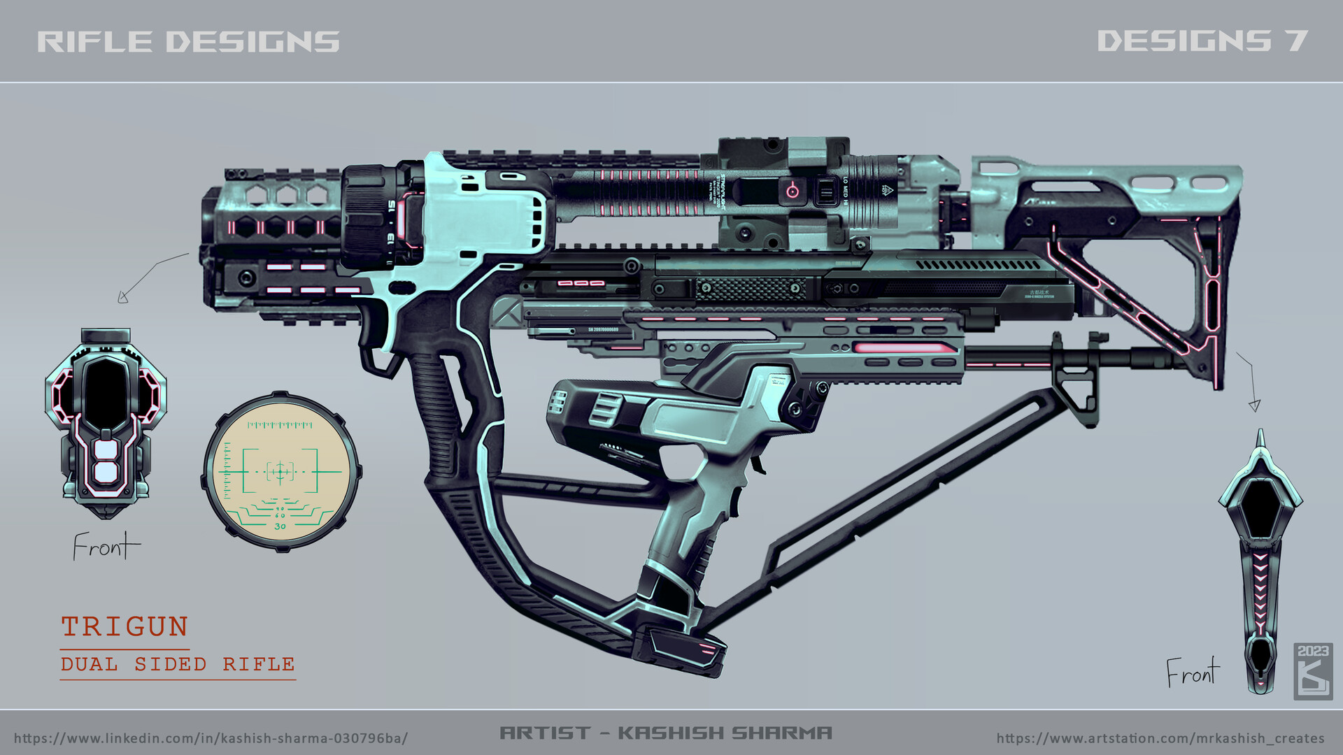 ArtStation - Trigun: Rifle Design