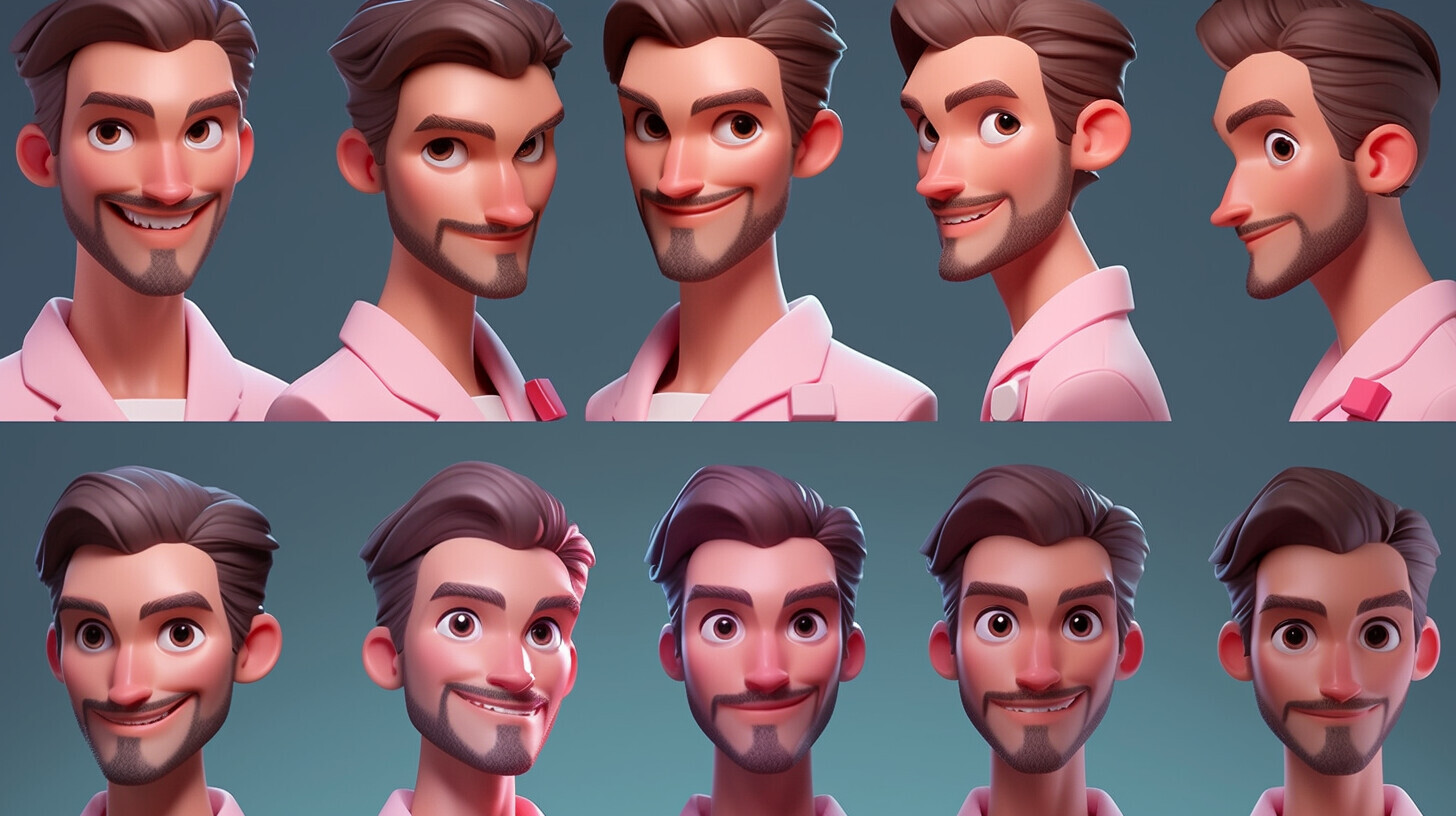 3D Head Sculpt References in 4K - Tika Art - +310 Nurse Male Head ...