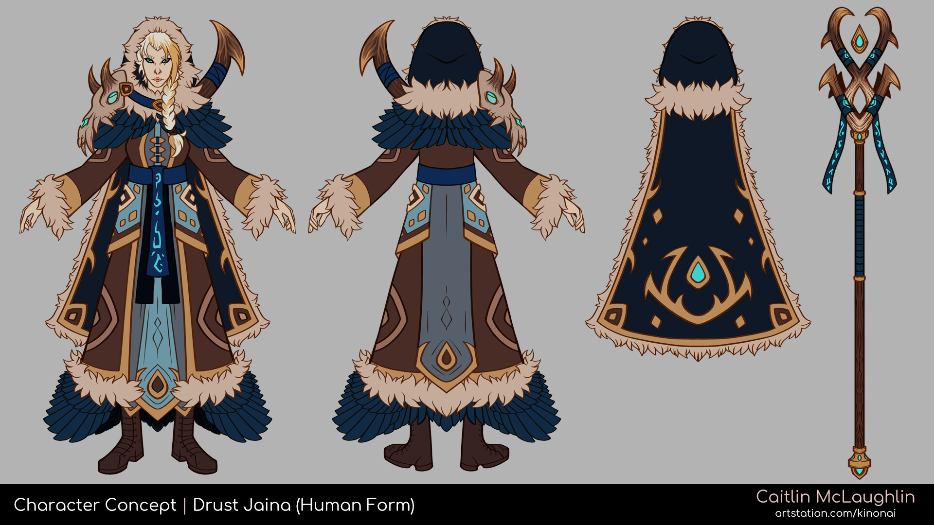 Caitlin McLaughlin - Jaina Druid Form Concepts