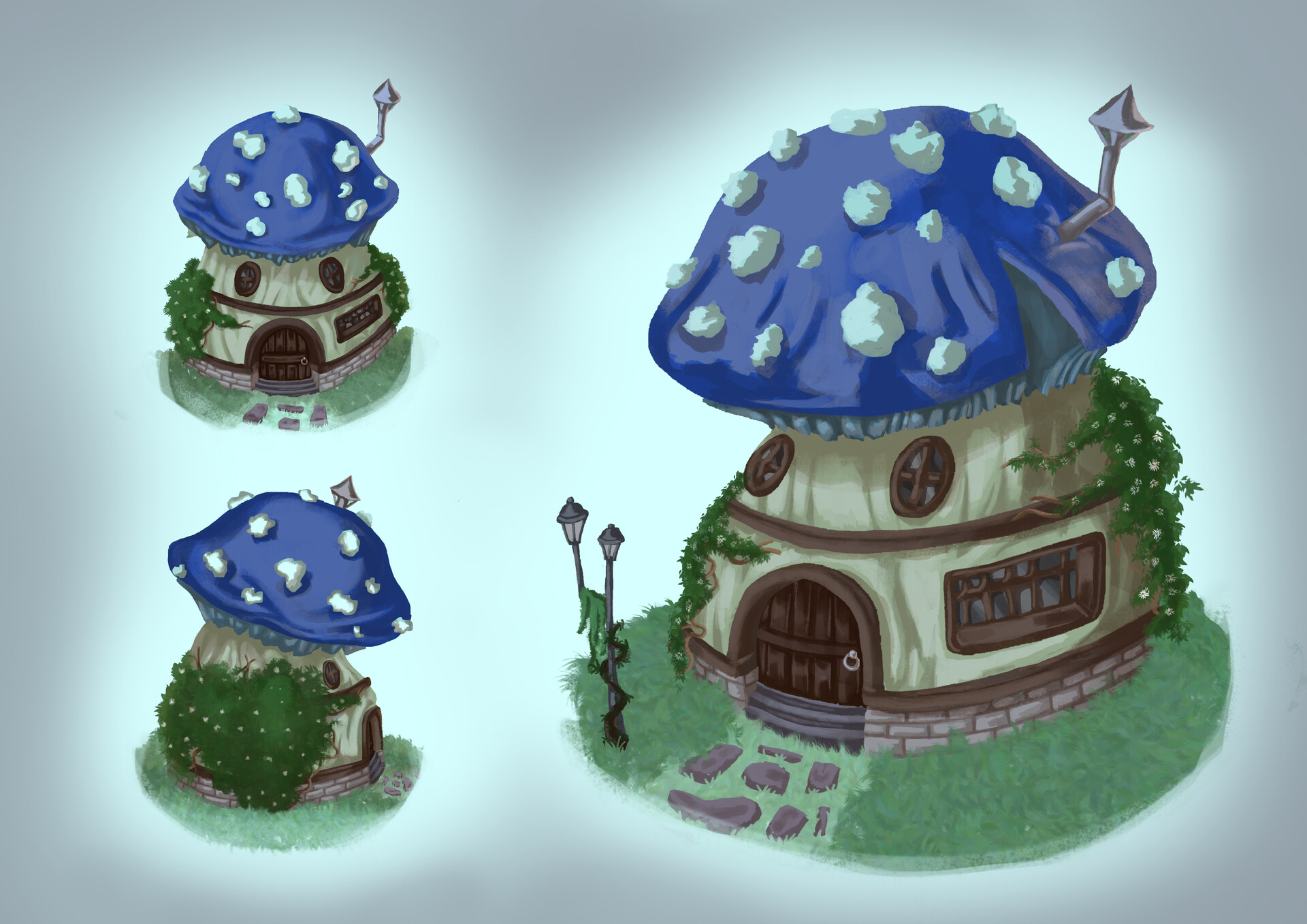 ArtStation - Mushroom house