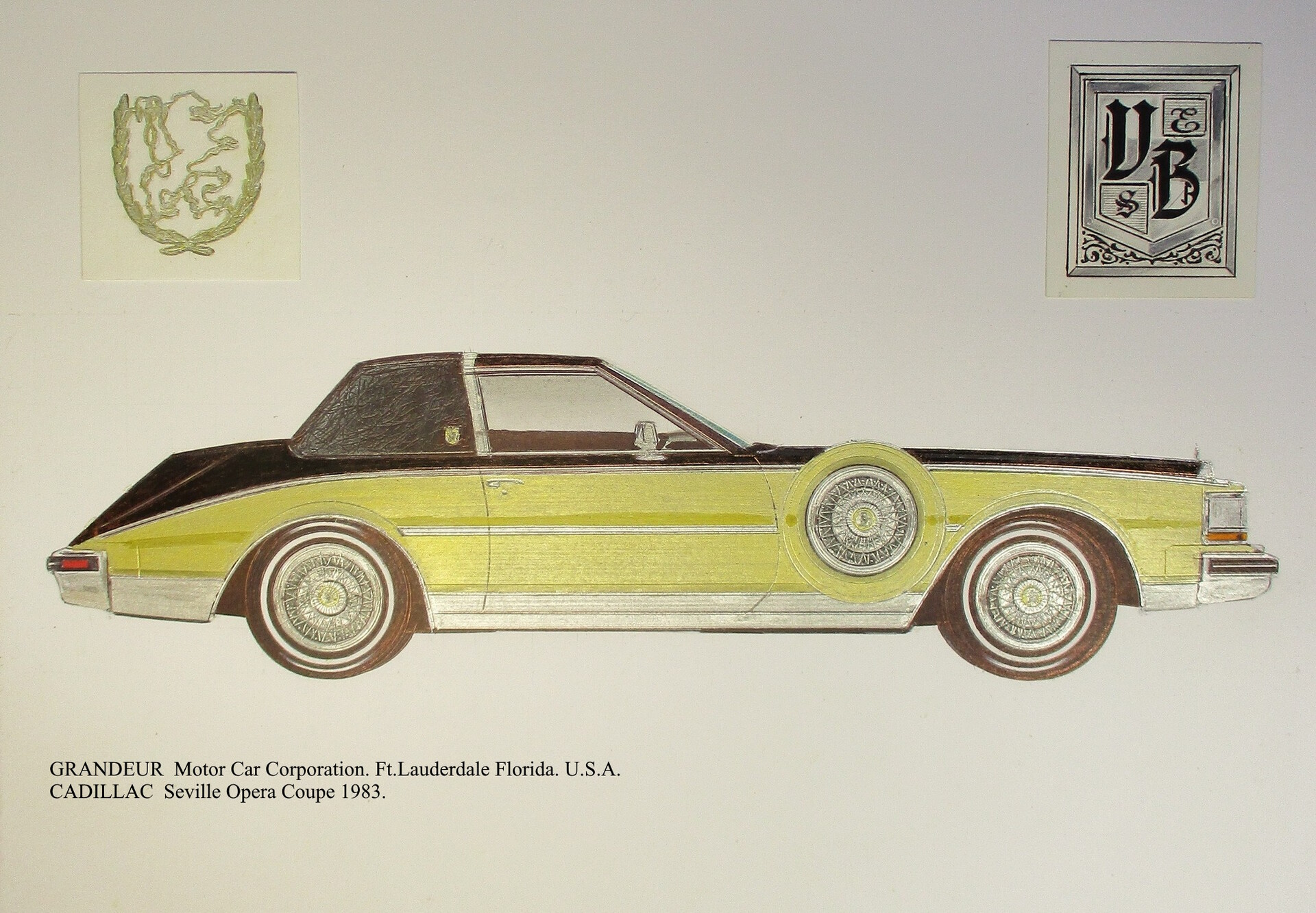 ArtStation - GRANDEUR Motor Car Cor. CADILLAC Seville Opera Coupe 1983