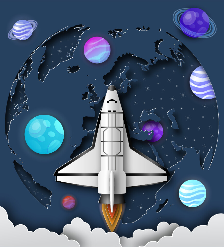 ArtStation - Rocket space