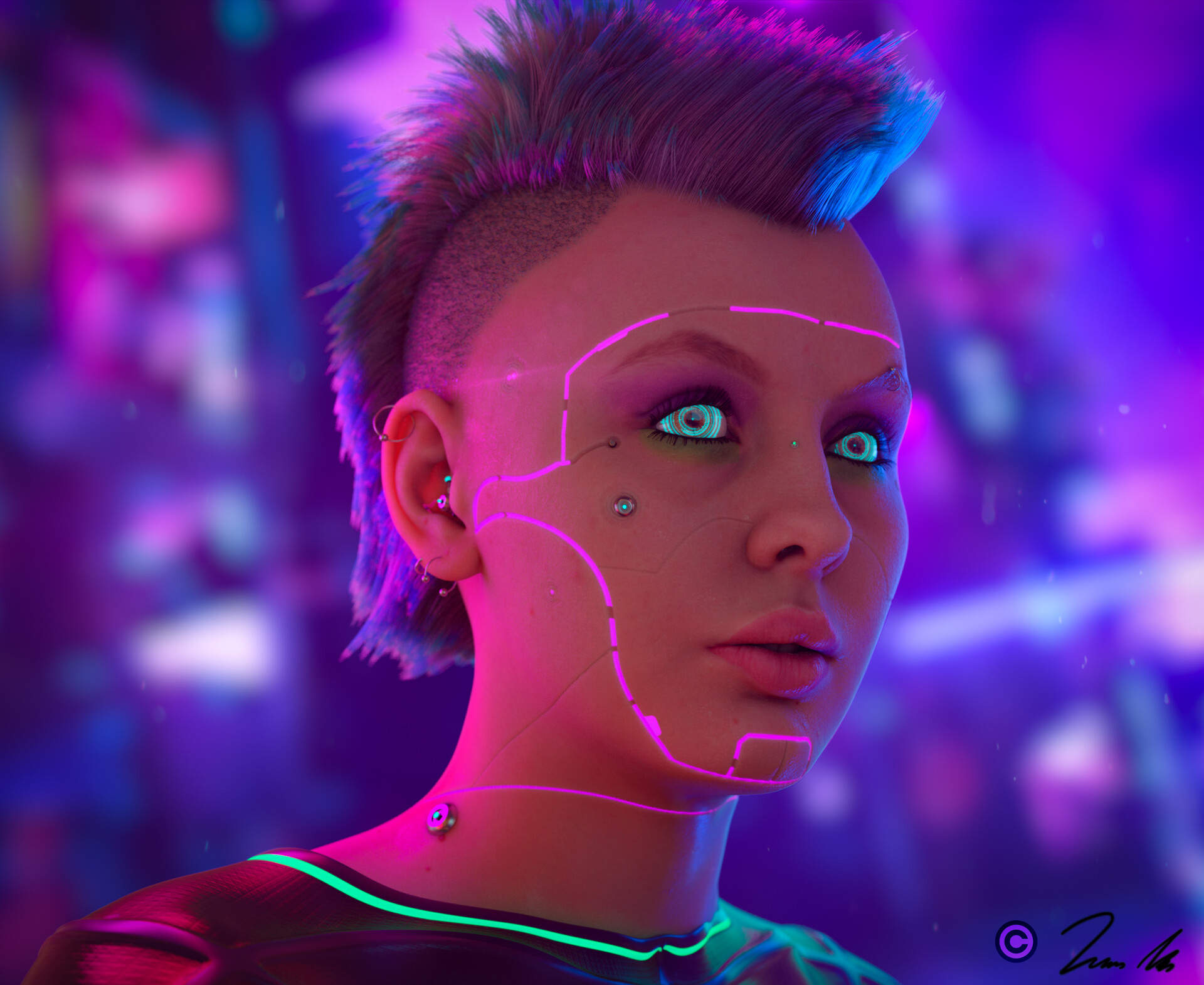 ArtStation - Bionic Woman