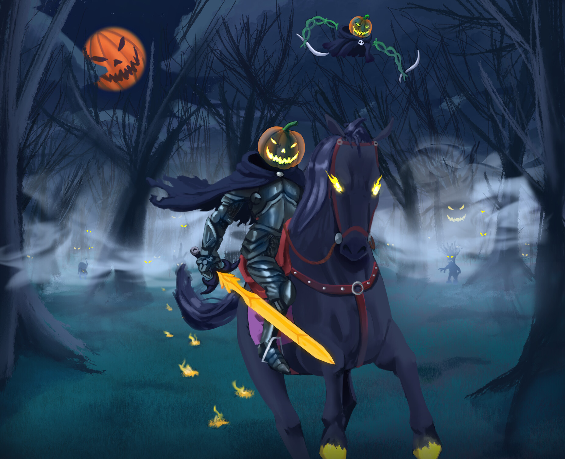 how to draw pumpkin terraria