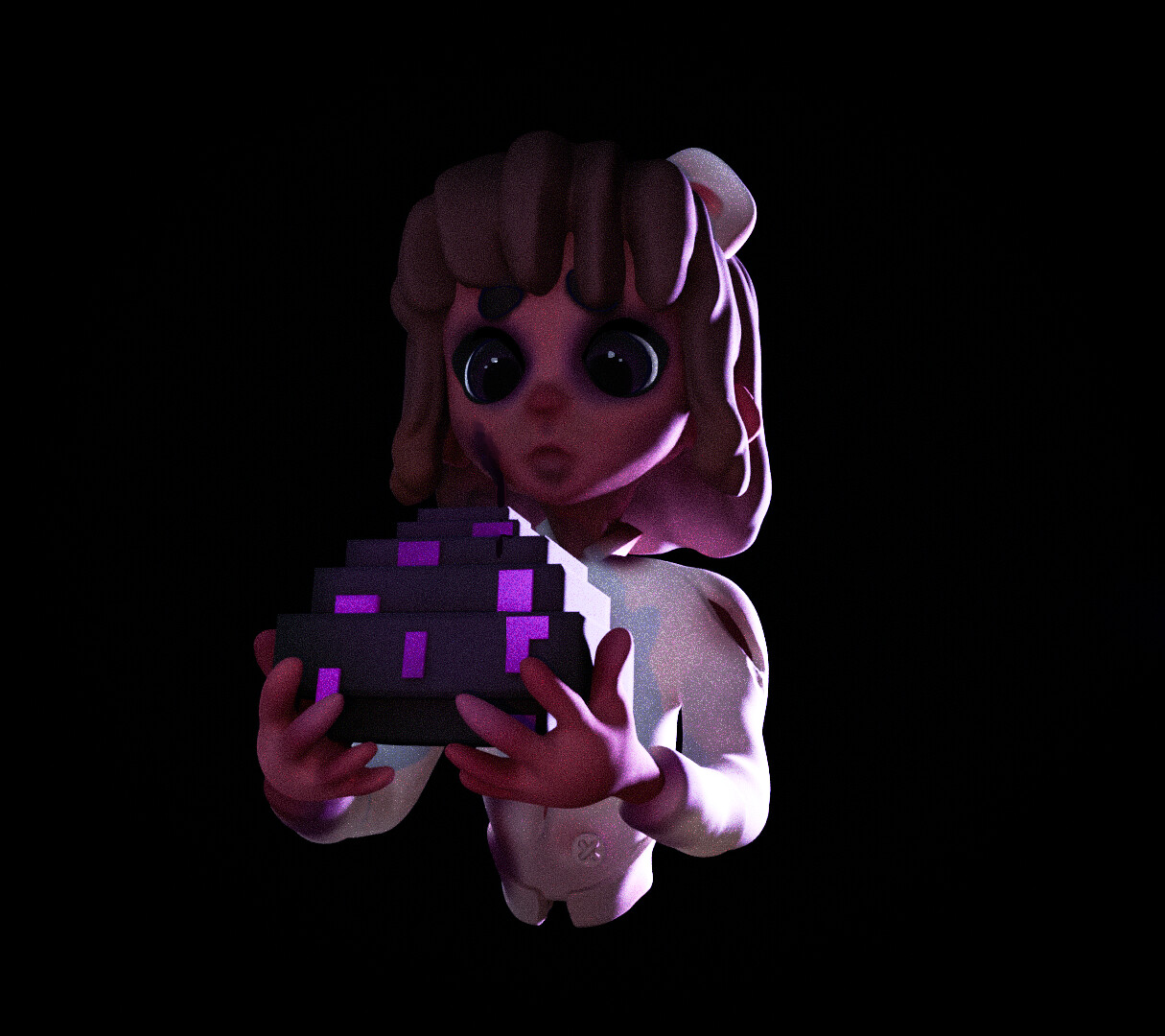 ArtStation - Minecraft Mouse Girl