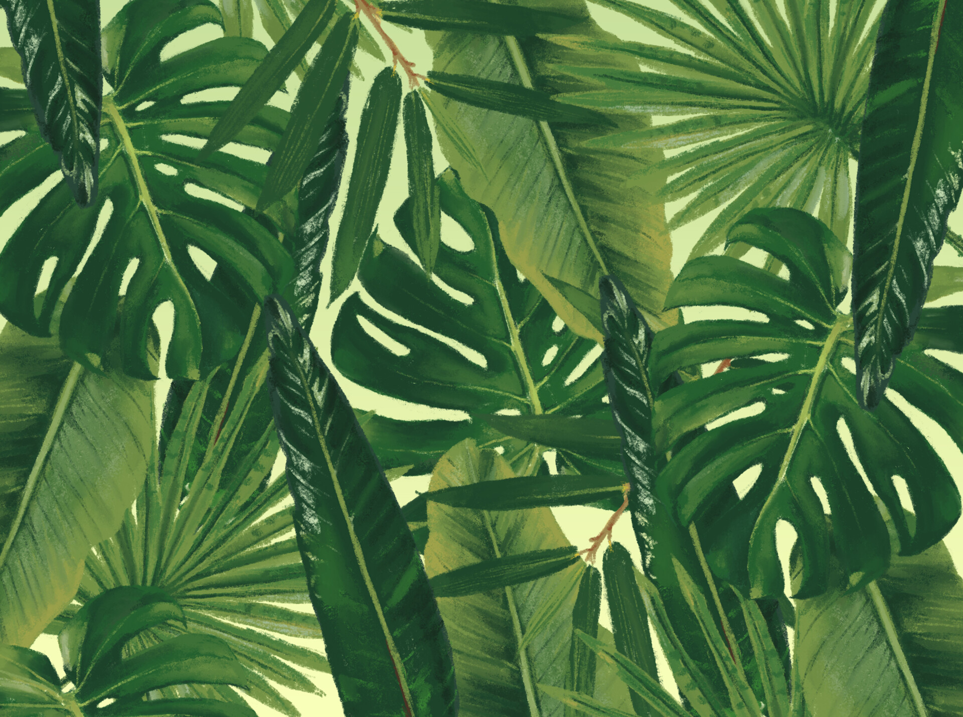 Maria Meinhardt Art - Tropical Pattern
