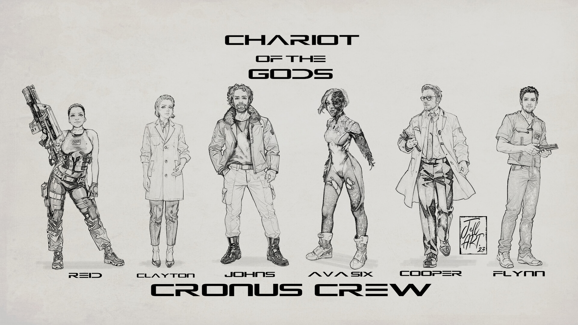 ArtStation - Alien RPG, Crew of the Science vessel Cronus