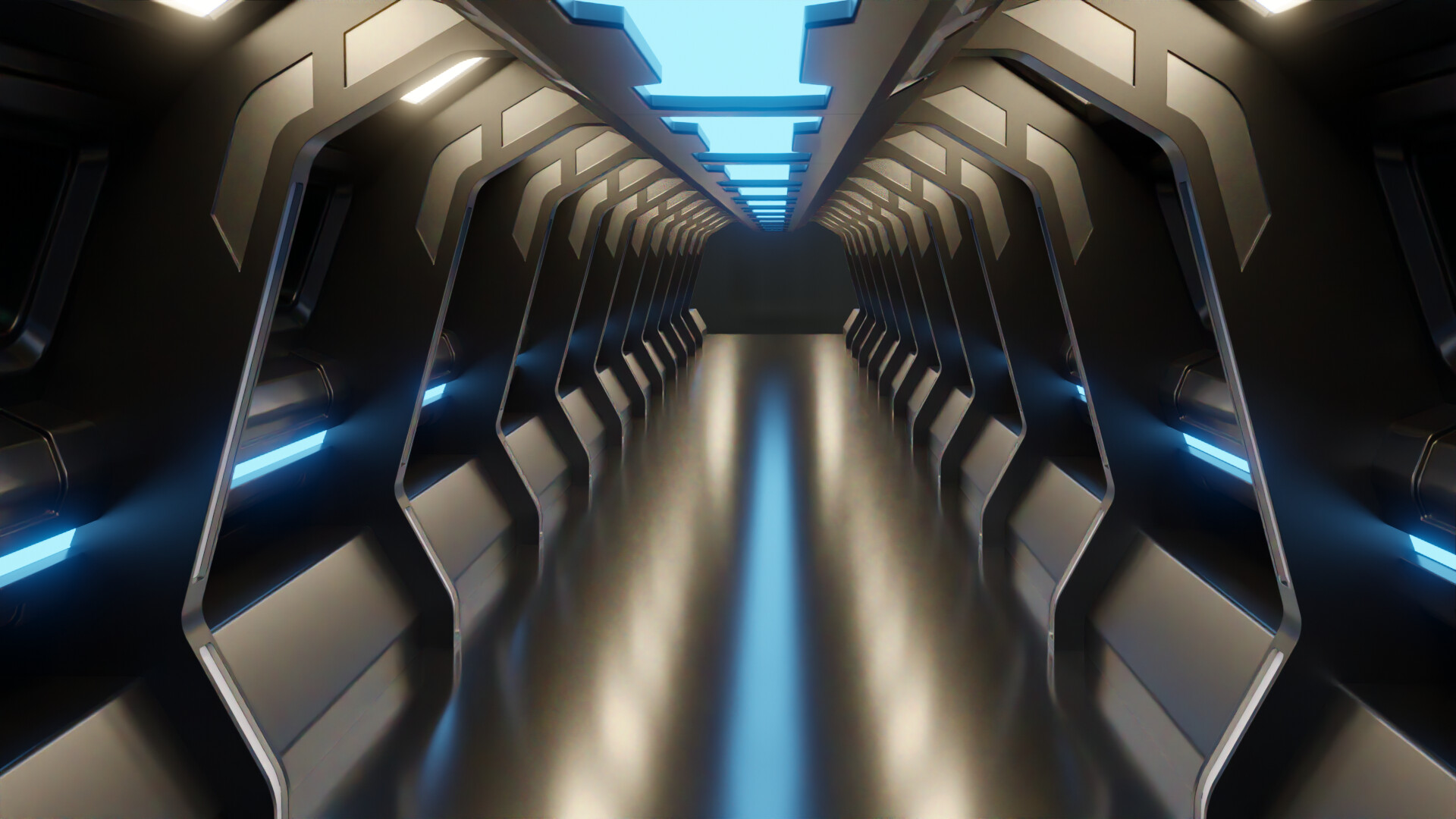 ArtStation - Star Trek Corridor