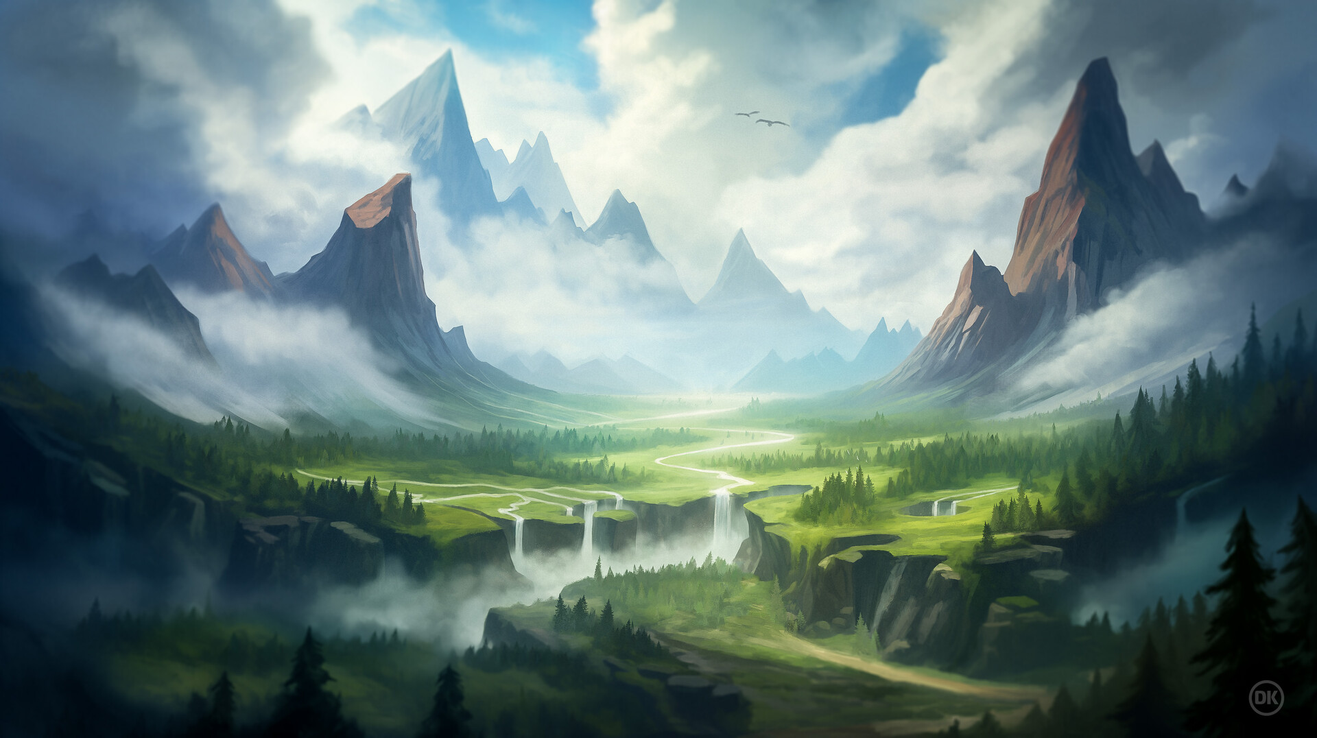 ArtStation - Thundering Rapids