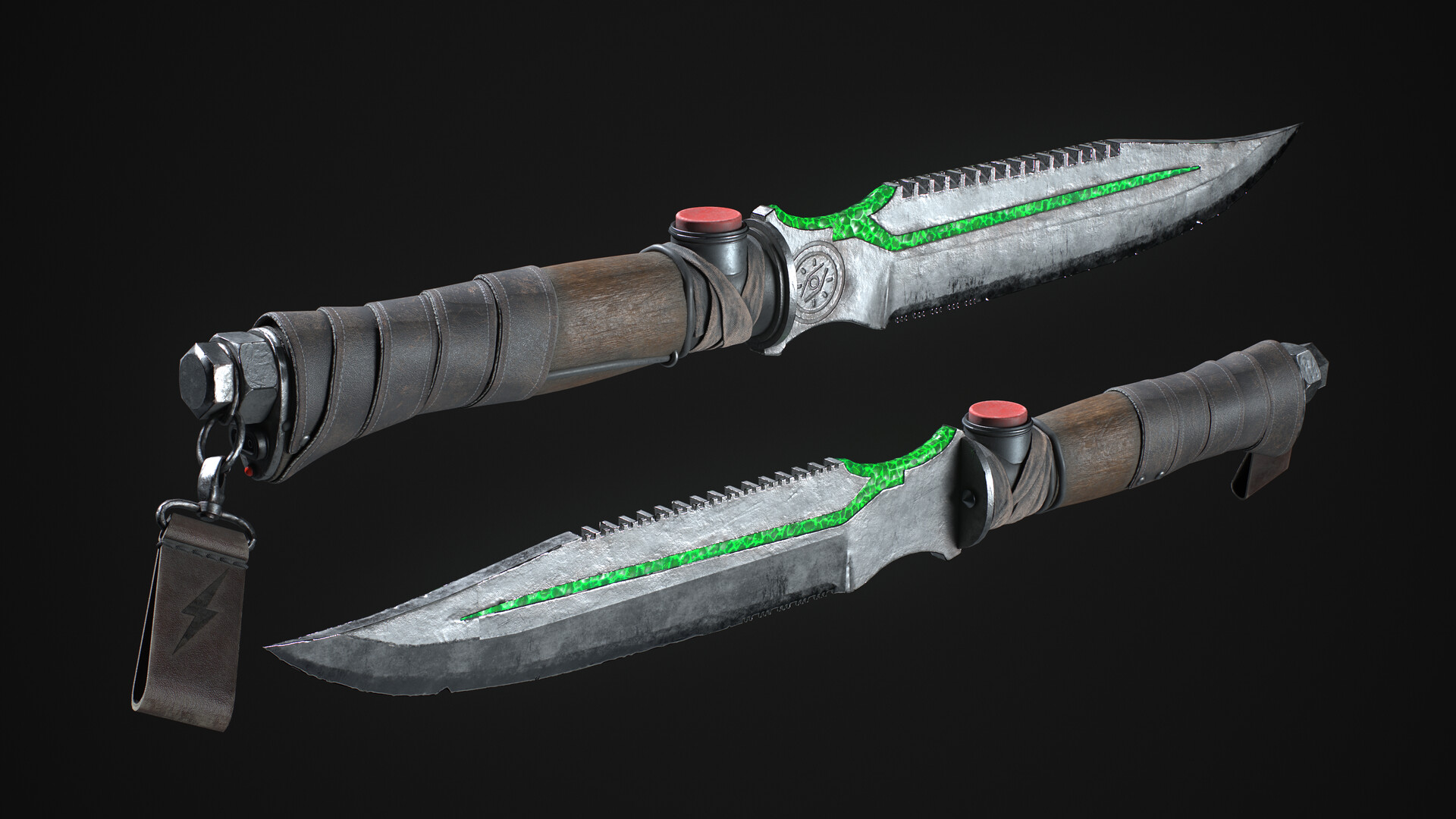 Ruslan Ibrahimov - Knife in the style of Post-Apocalypse