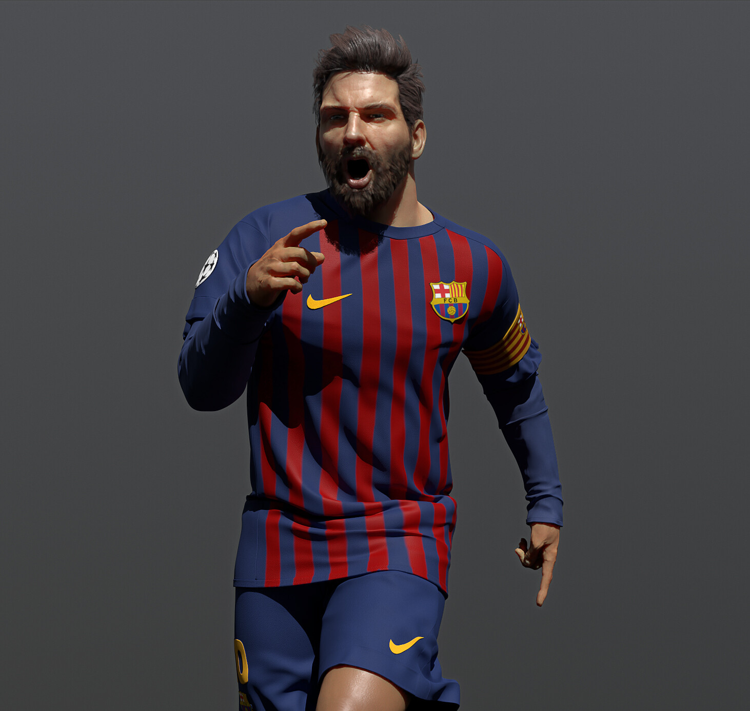 ArtStation - 3dmodel-Messi
