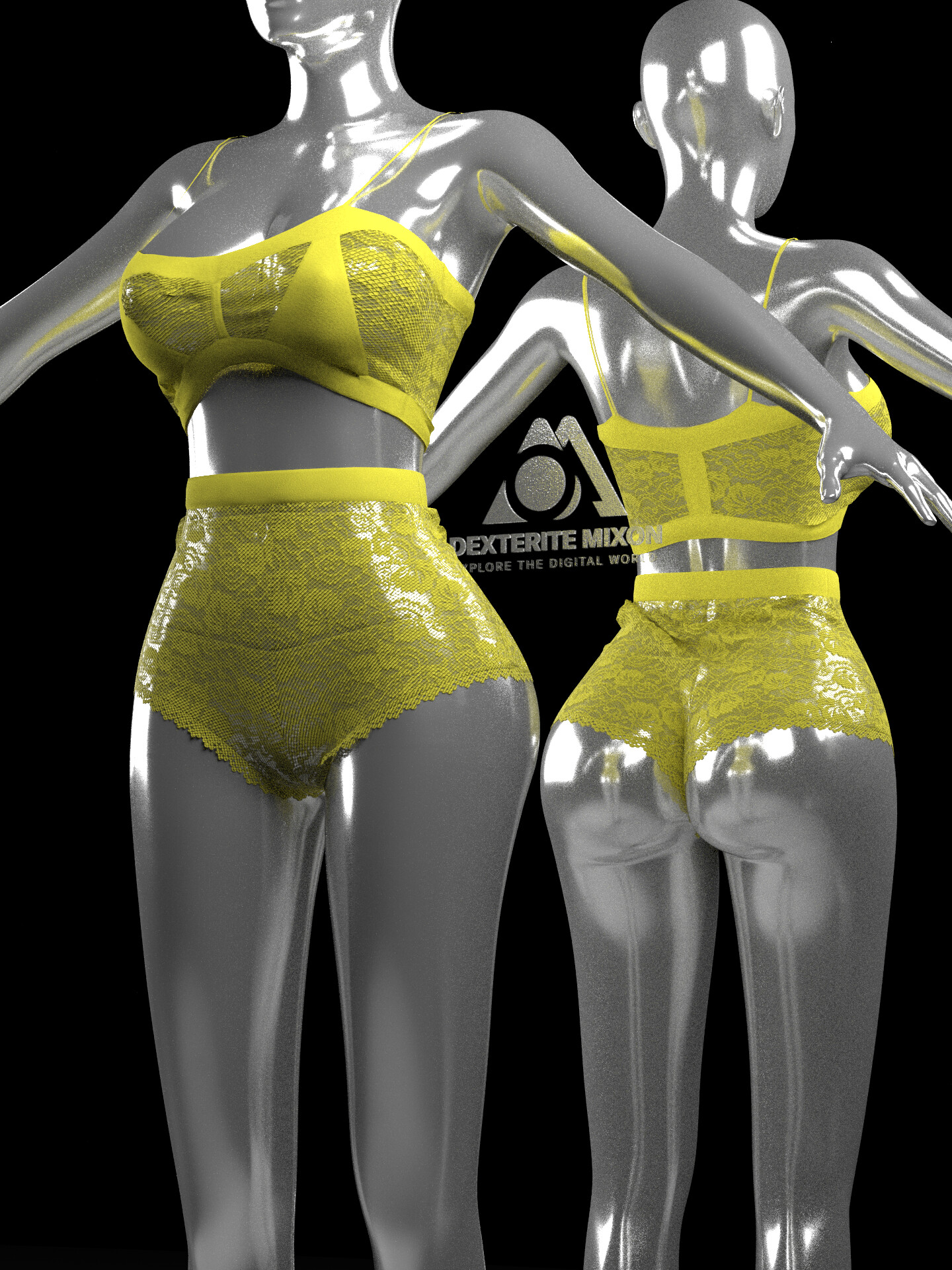 ArtStation - Lace Bikini for ArtStation sexy Girls