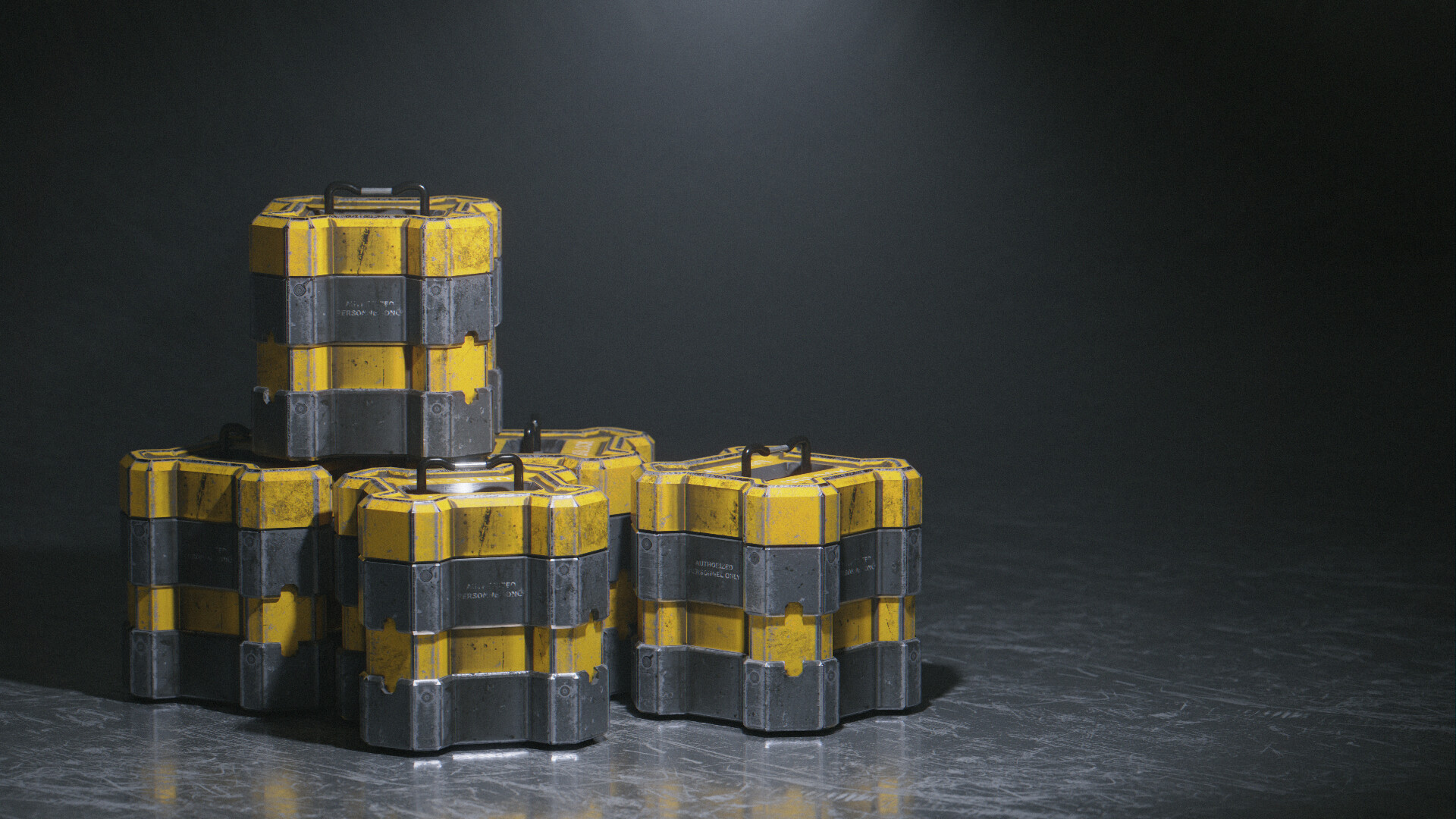 ArtStation - Game-Ready Industrial Storage Crate