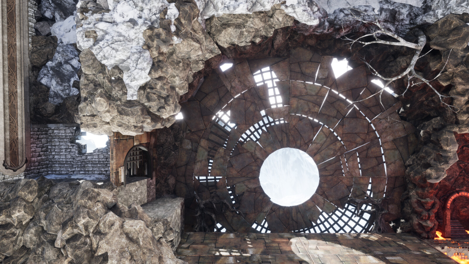 Mariya Kopylova - Vikings' Cave - Platformer Side View Environment Art