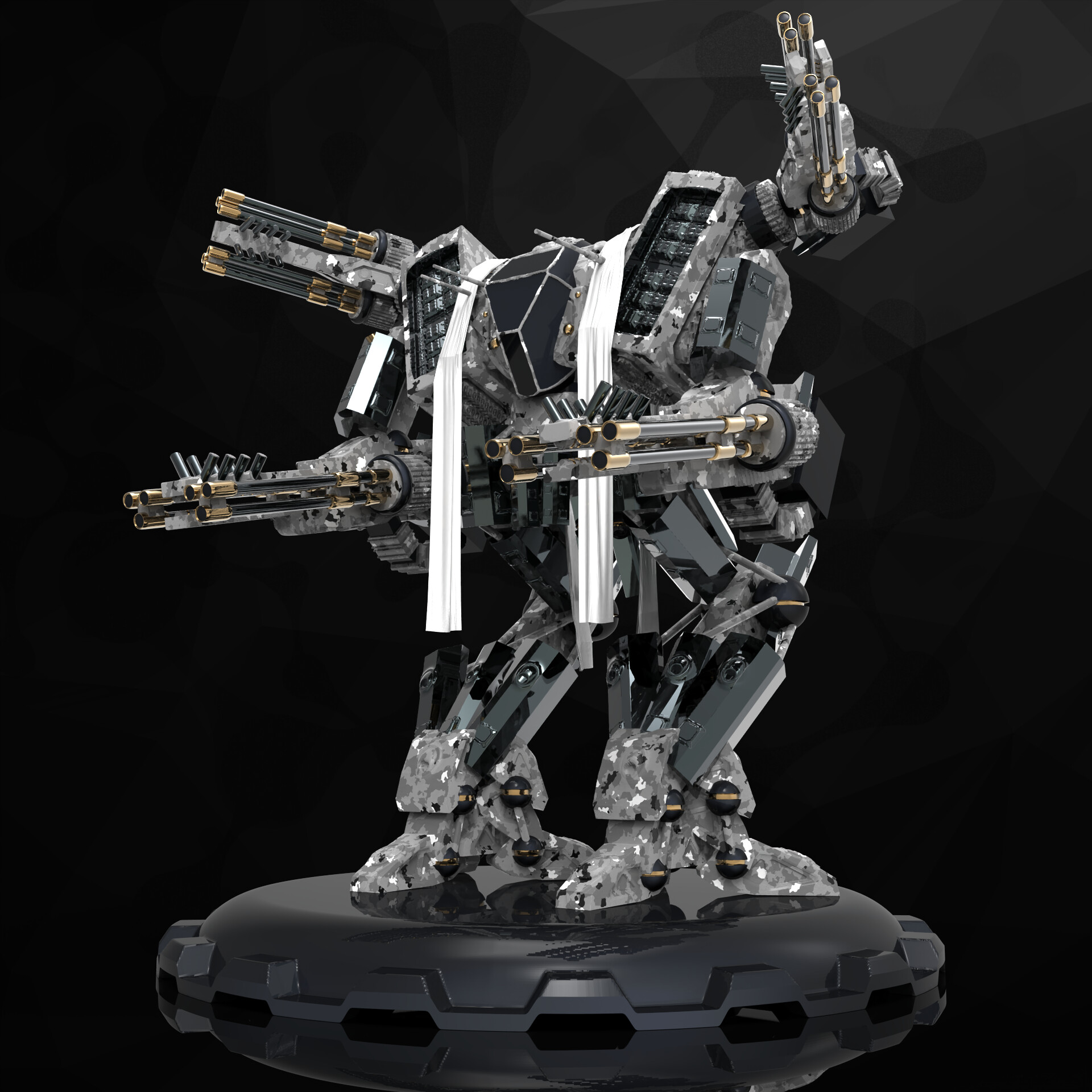 ArtStation - Stinger Mech V3 KS