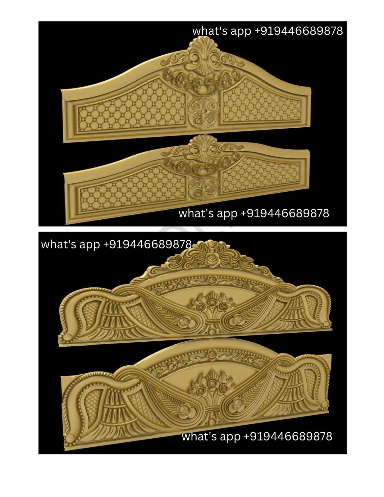 Krishnaa - Modern Bed Design cnc artcam Create Your Dream Bed with Ease