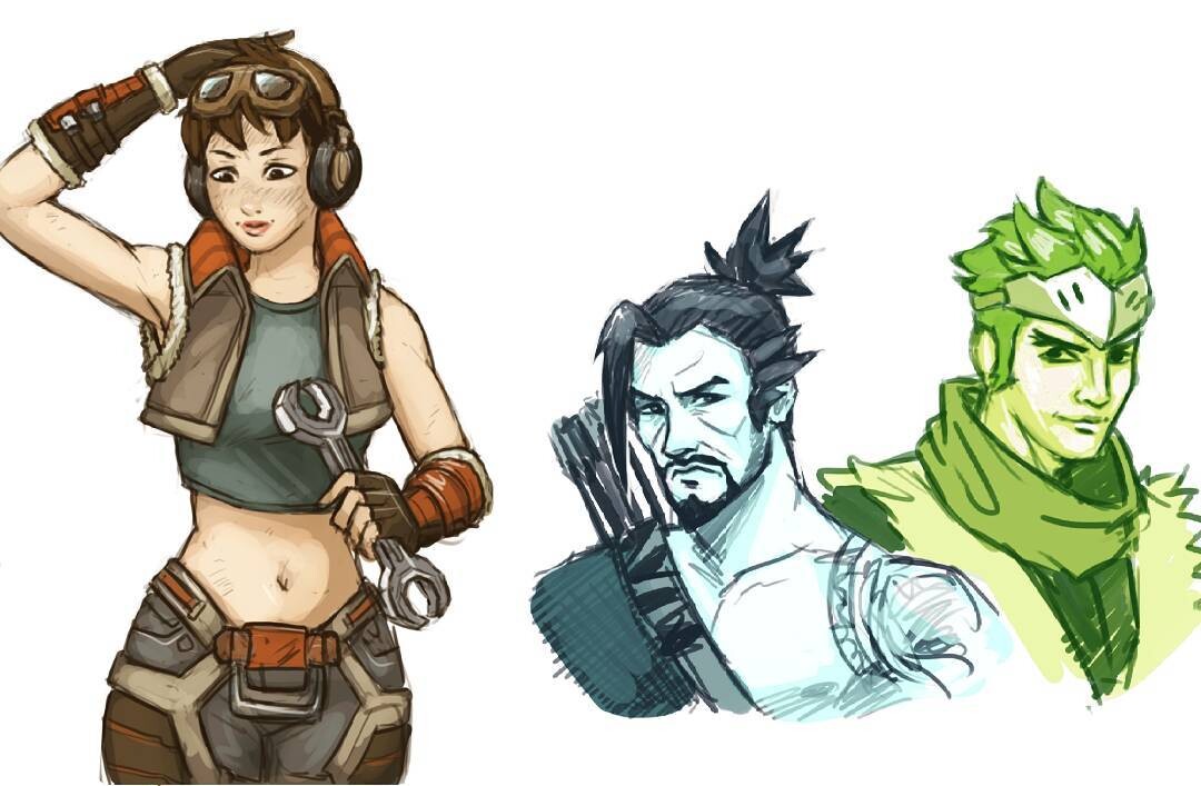 ArtStation - Overwatch doodles