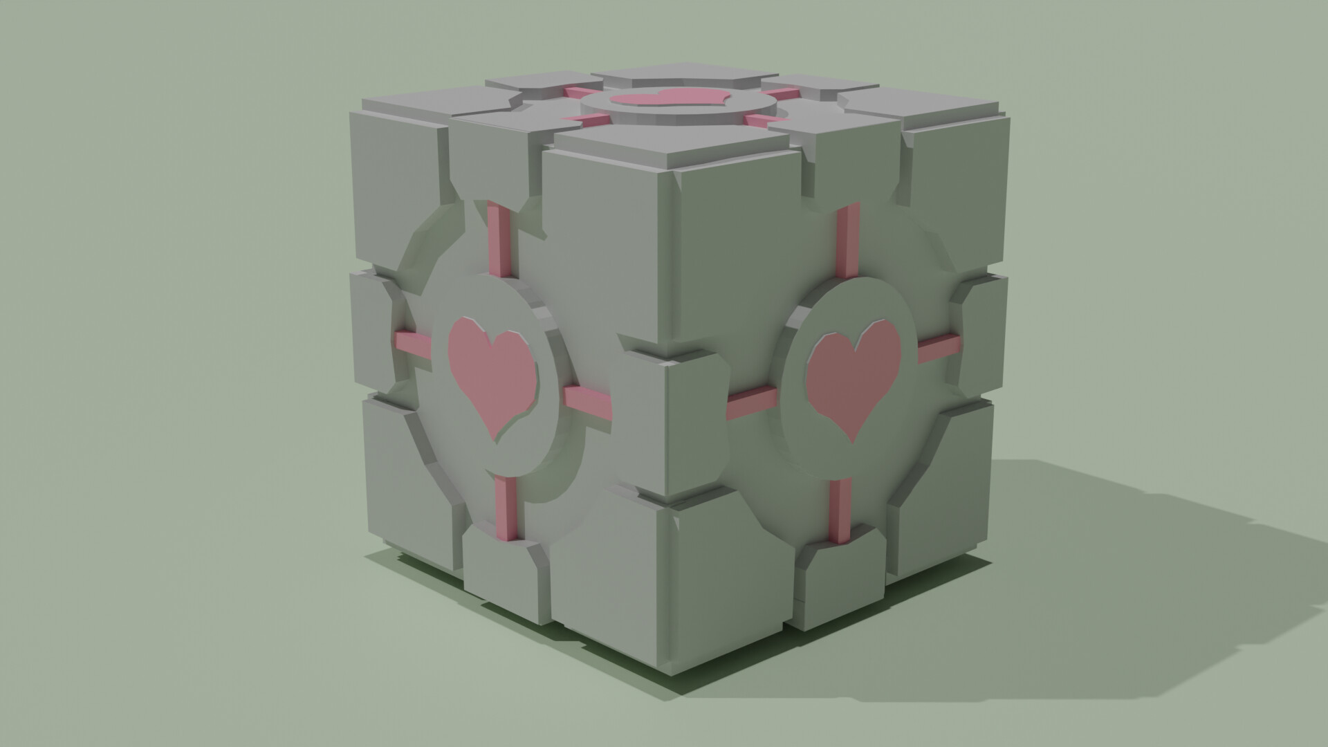 ArtStation - Companion Cube from Portal Games
