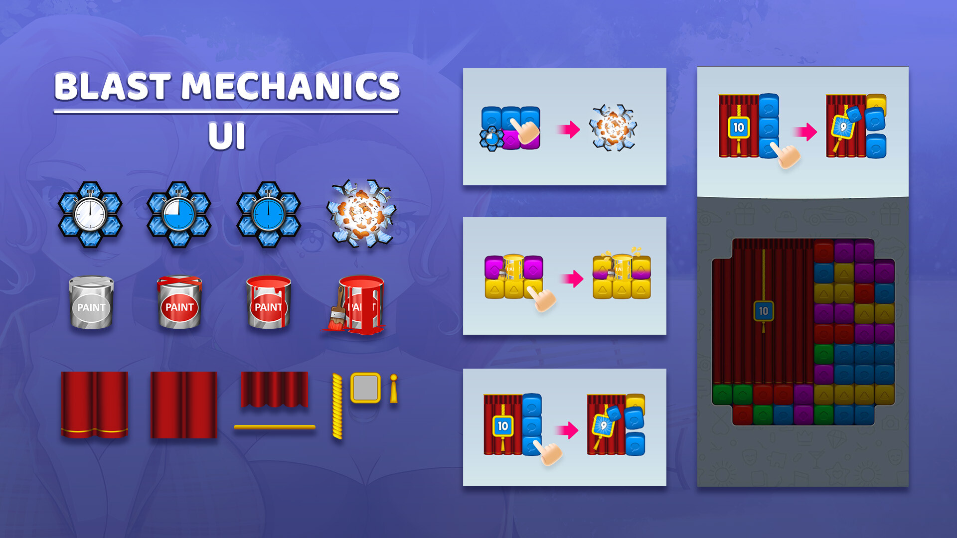 ArtStation - Blast mechanics for "Eroblast"