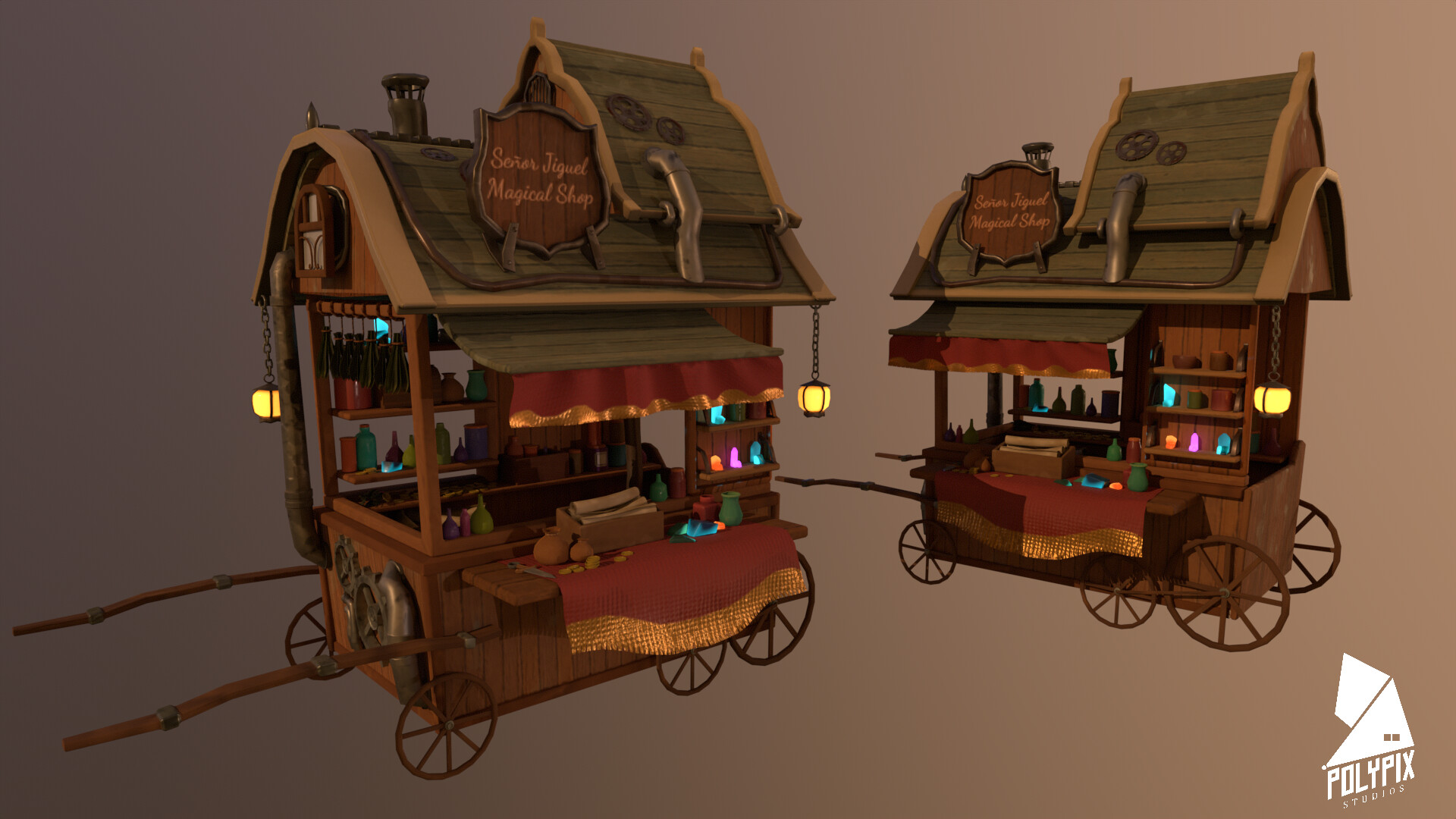 ArtStation - Stylized Magical Shop
