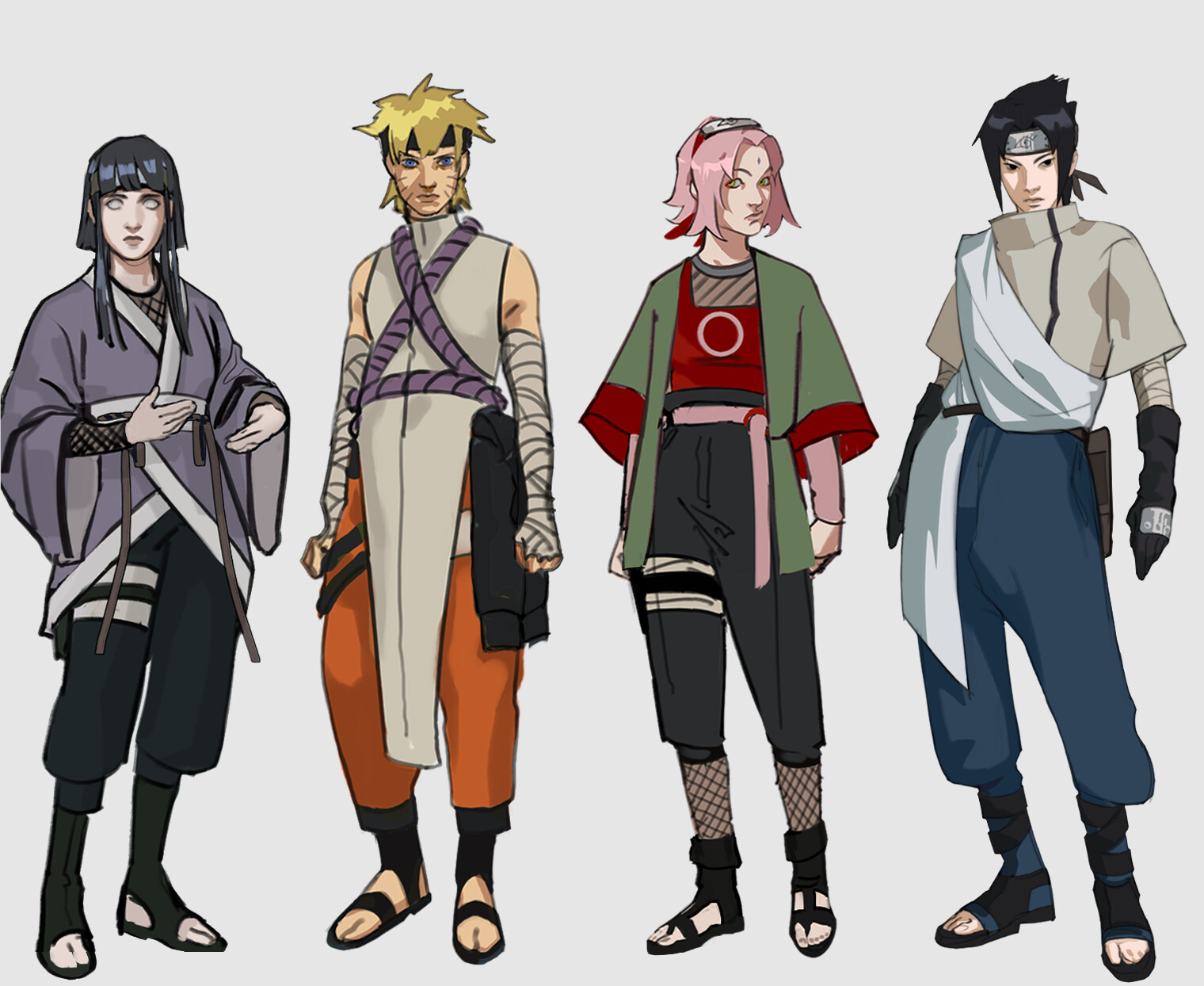 ArtStation - Anime character concepts