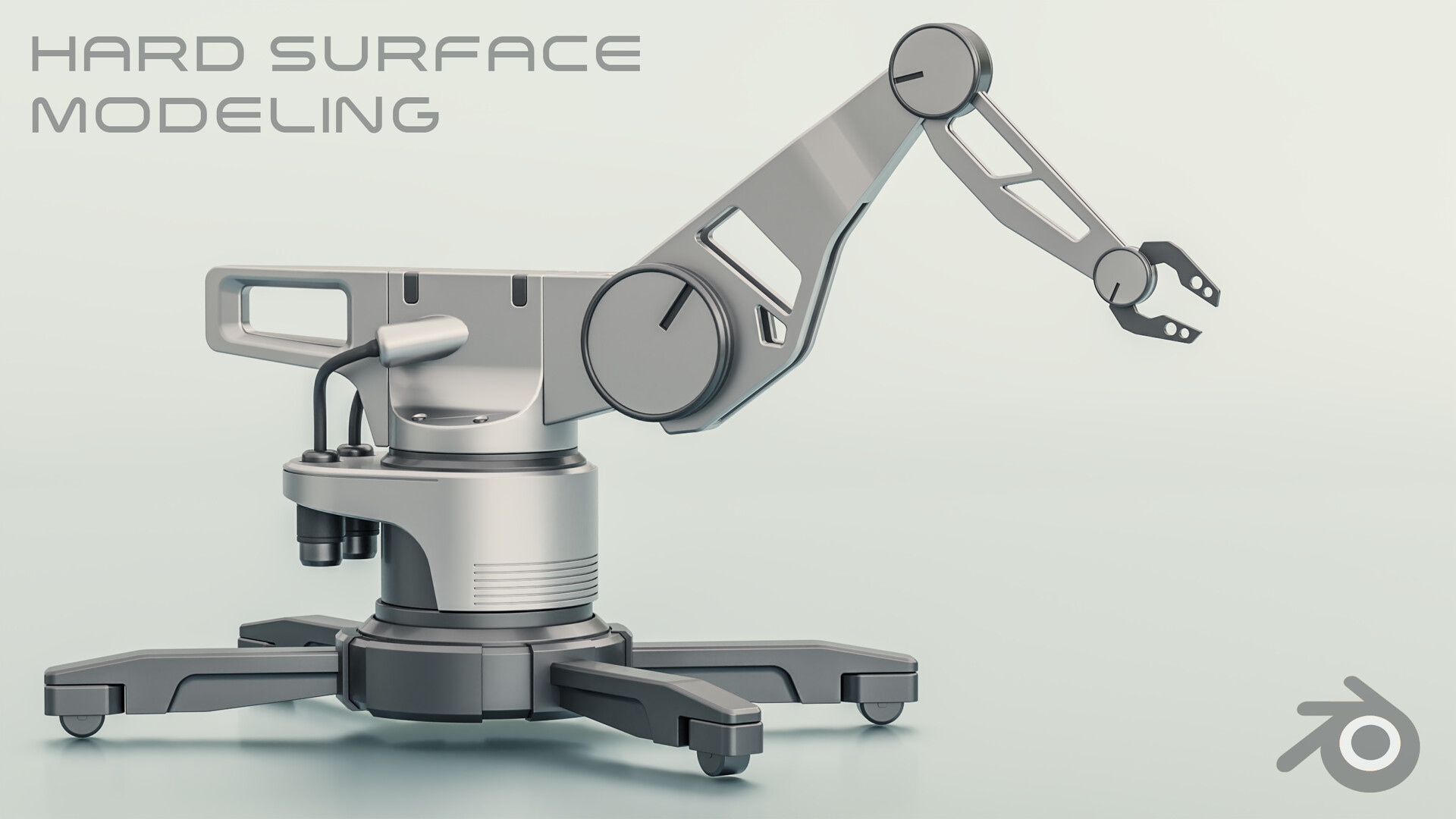 ArtStation - Robotic Arm-Hard Surface Modeling