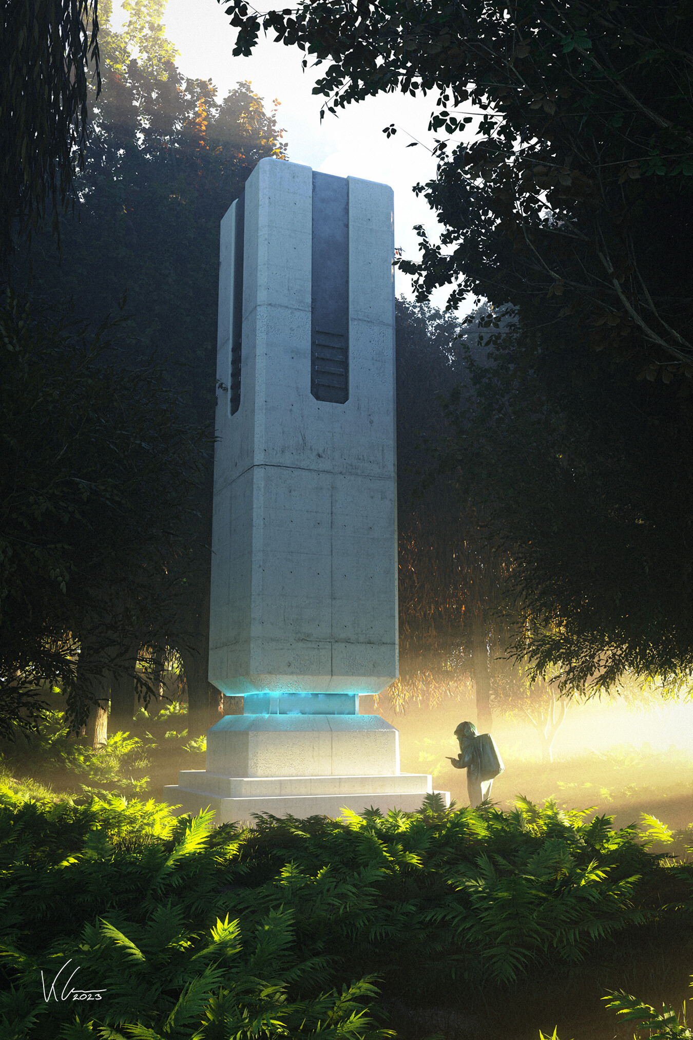 ArtStation - Forest Monolith