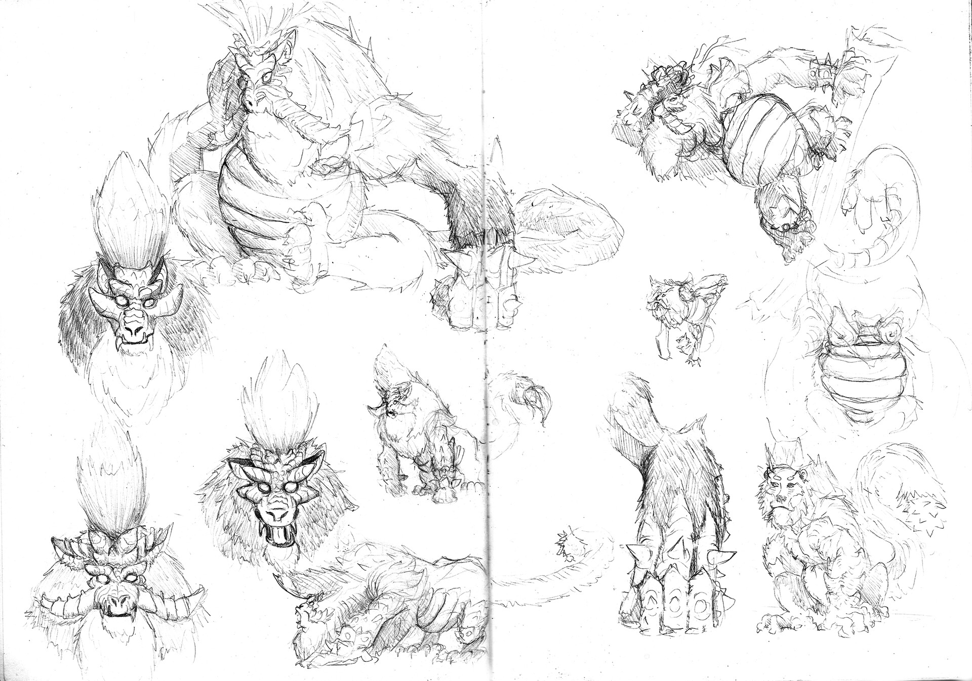 Piotr Olejniczak - Mei Kong - Punk Monkey Brawler Monster - Creature ...