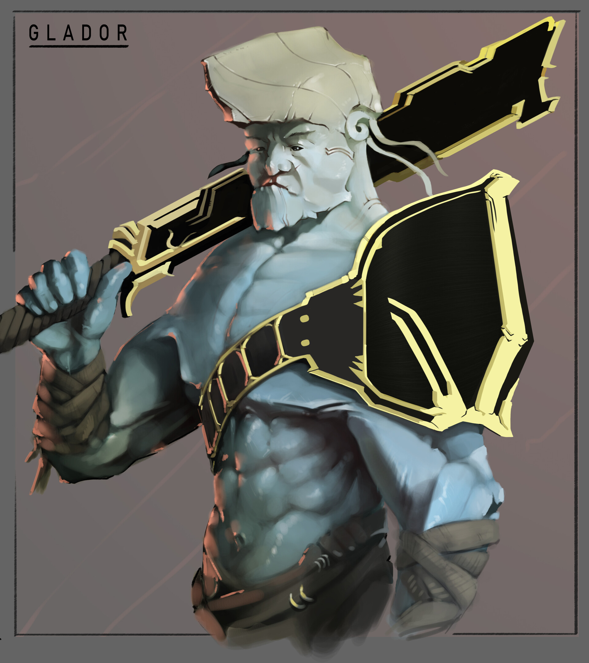 ArtStation - Alien Gladiator Concept