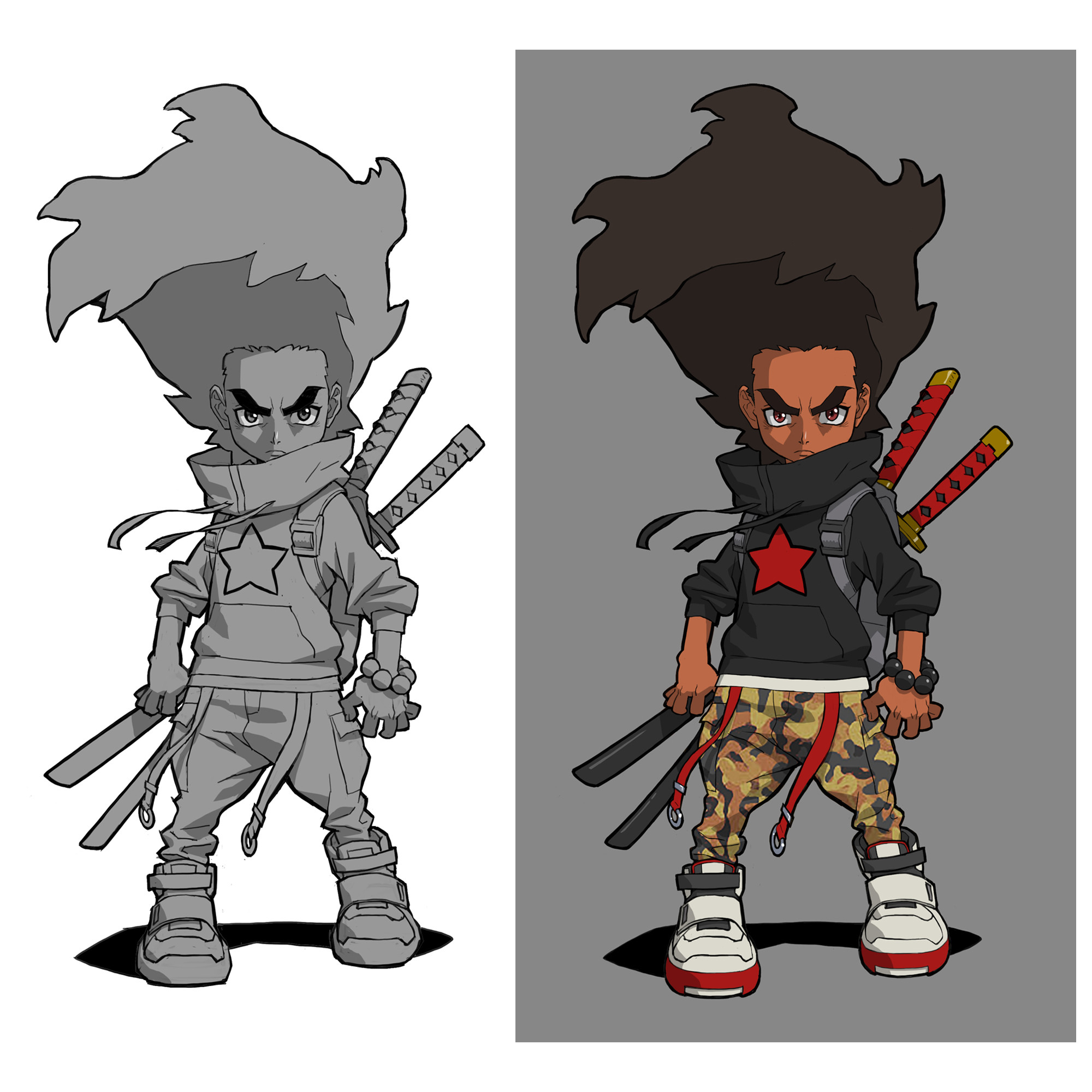 Seung Eun Kim - The Boondocks Reboot art 2